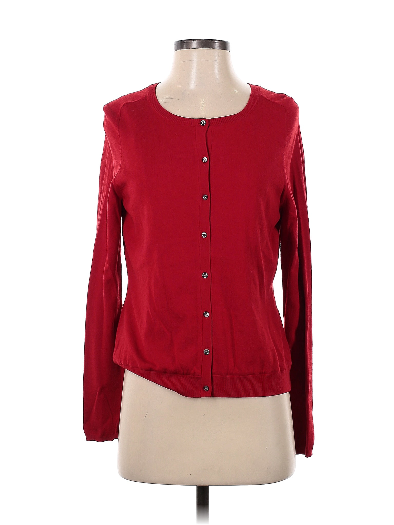 Talbots Red Cardigan Size S 83 Off Thredup