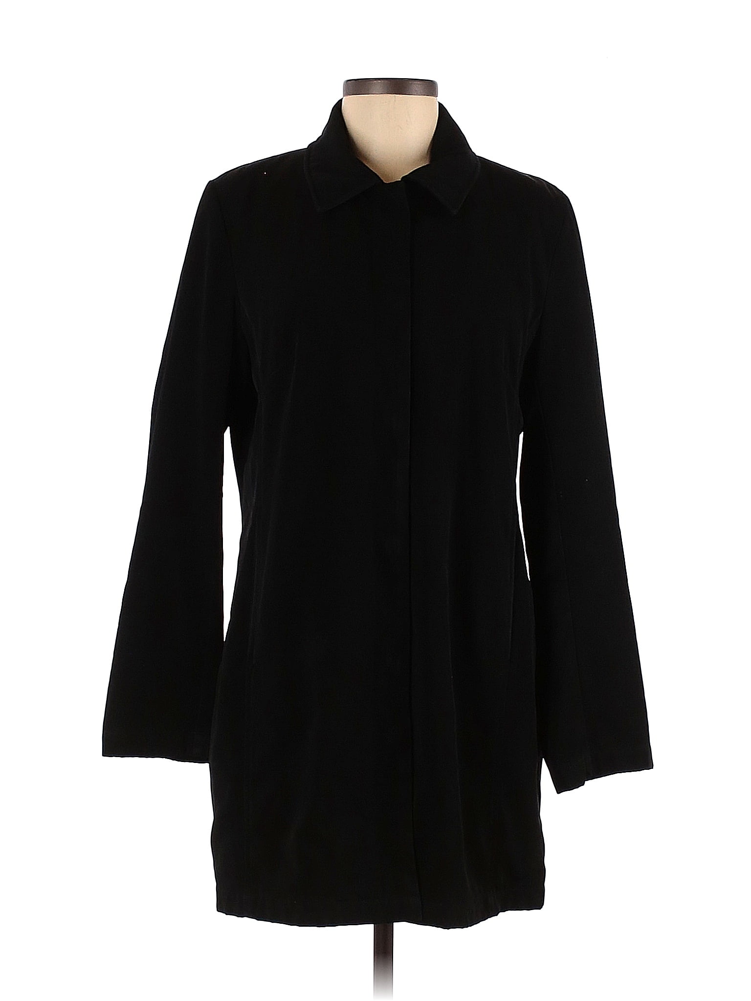 G.H. Bass & Co. 100% Polyester Solid Black Jacket Size M - 74% off | thredUP