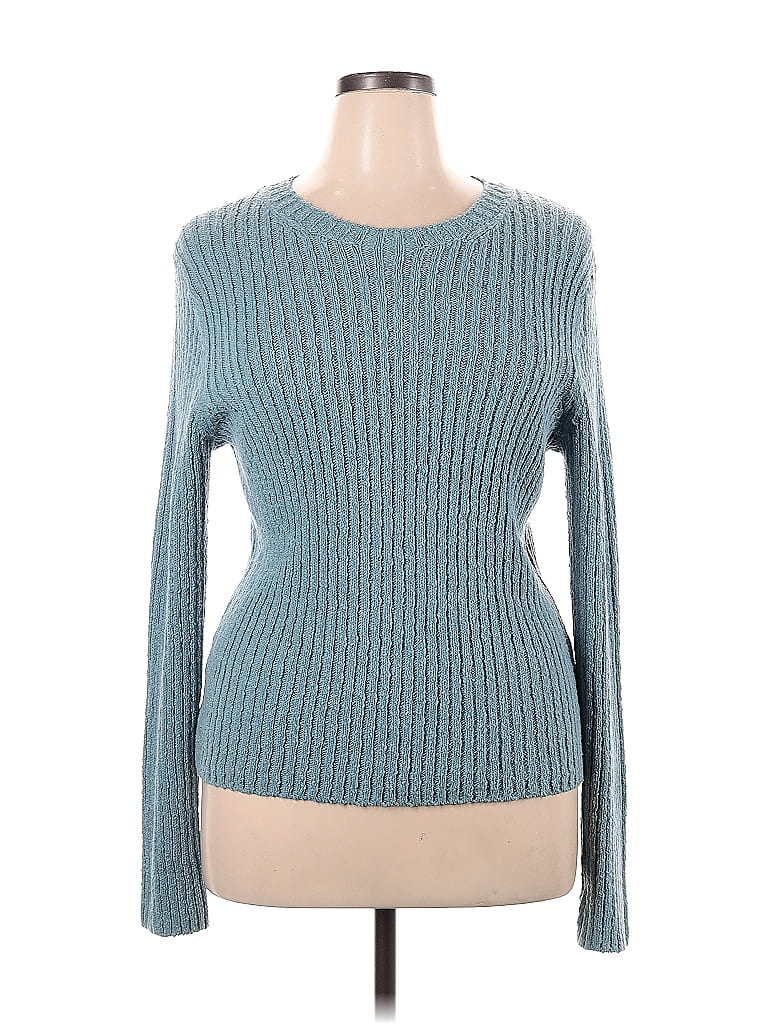 Vince. Color Block Solid Blue Pullover Sweater Size XL - 74% off | thredUP