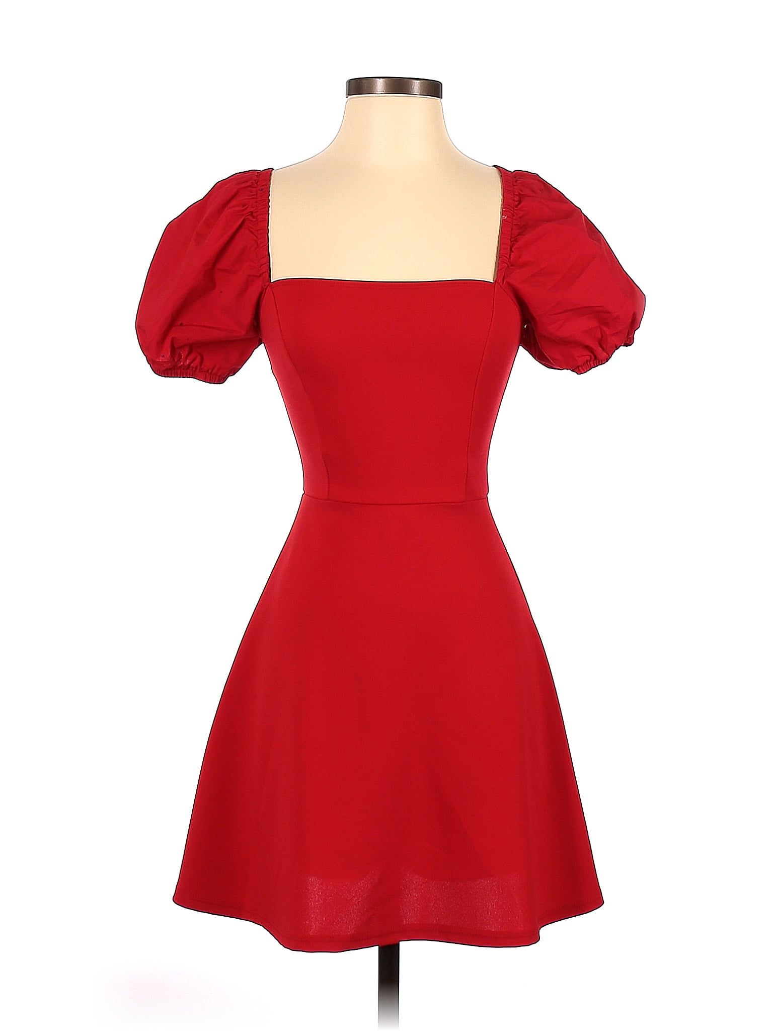 Allison & Kelly Solid Red Casual Dress Size XS - 68% off | ThredUp