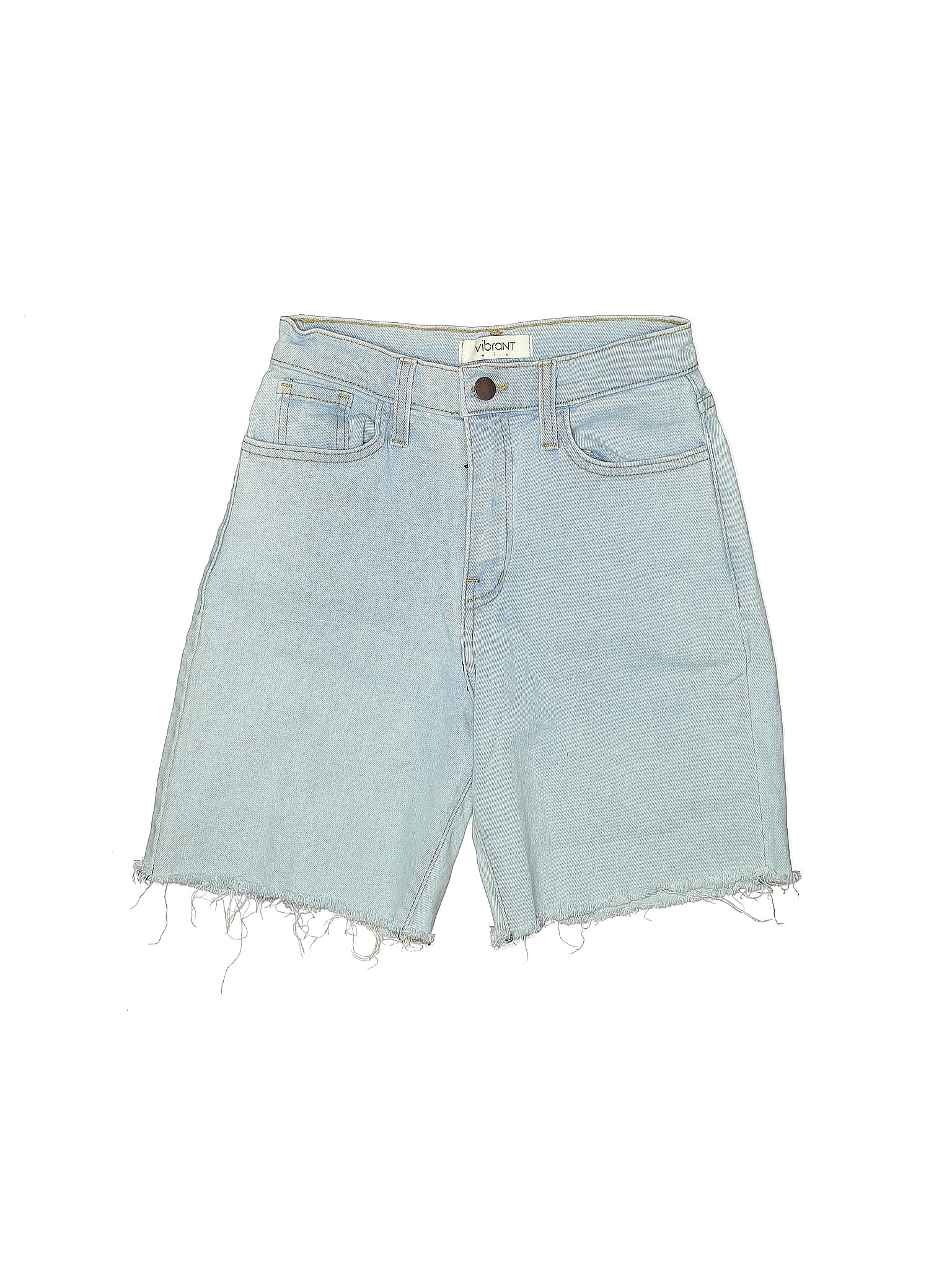 Assorted Brands Solid Blue Denim Shorts Size 1 63 Off Thredup