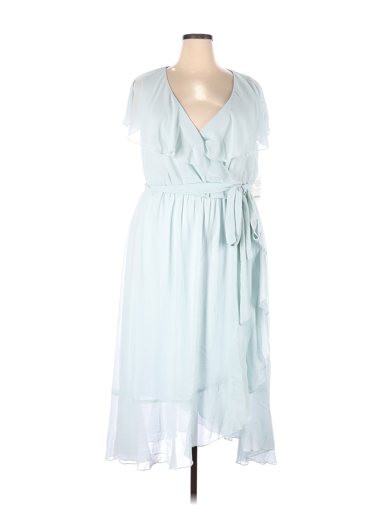 Show Me Your Mumu Blue Cocktail Dress Size 3X (Plus) - 70% off | thredUP