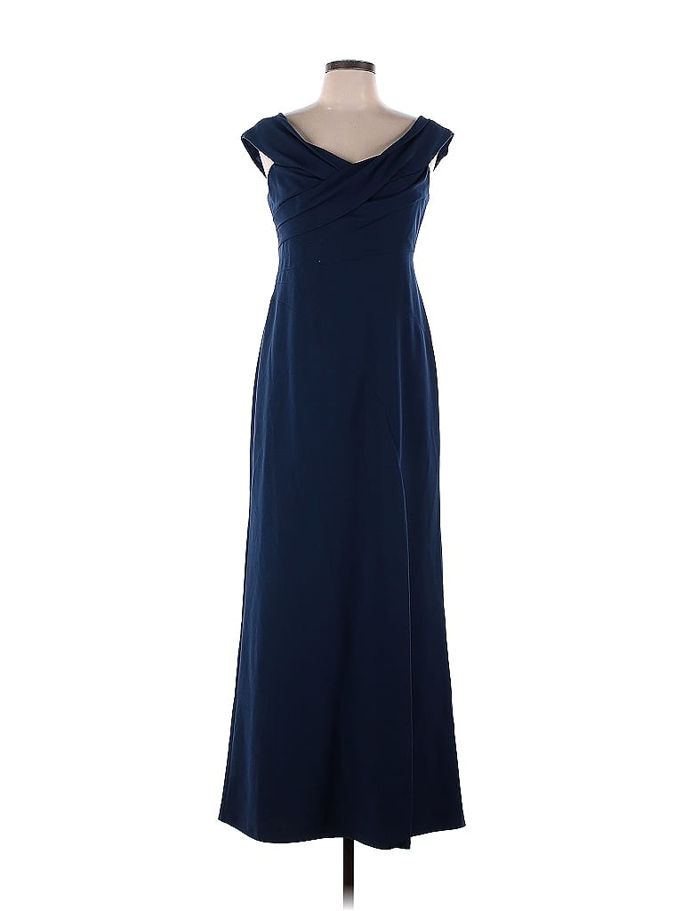 Aidan Mattox Blue Midnight Kyle Gown Size 12 - 81% off | thredUP