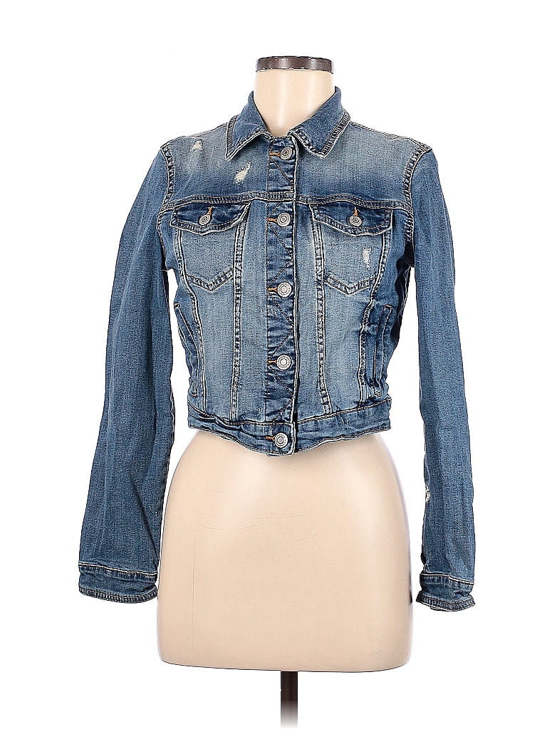 Aeropostale Blue Denim Jacket Size M 56 Off Thredup