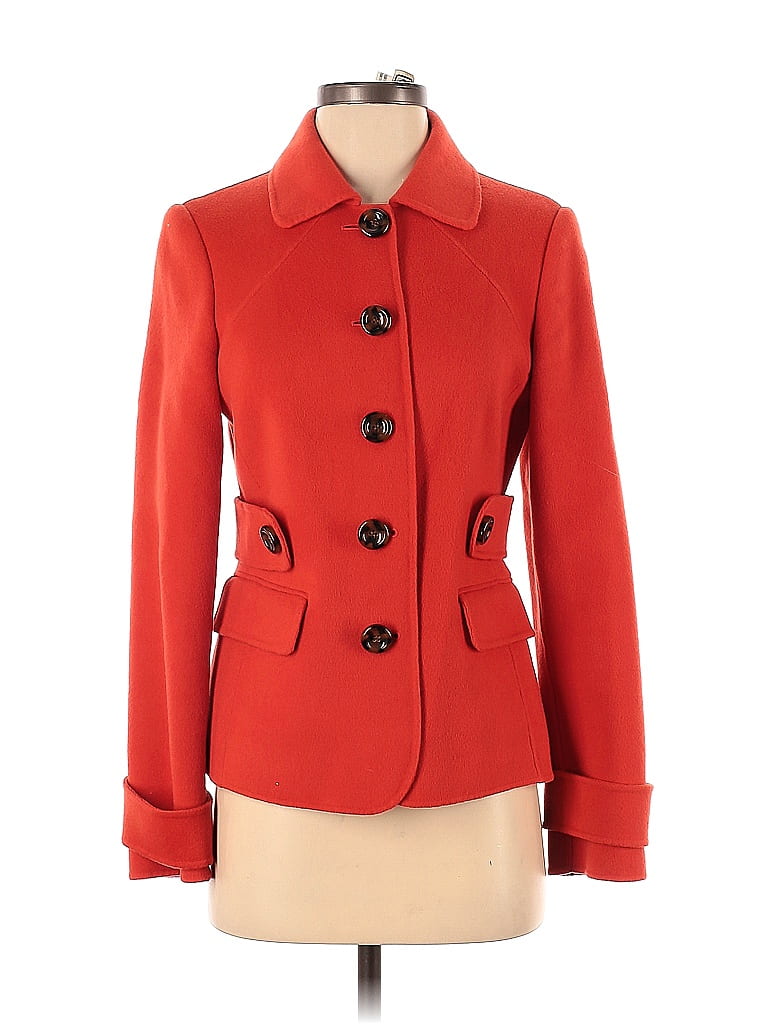 Carlisle Solid Orange Red Coat Size 2 - 78% off | thredUP