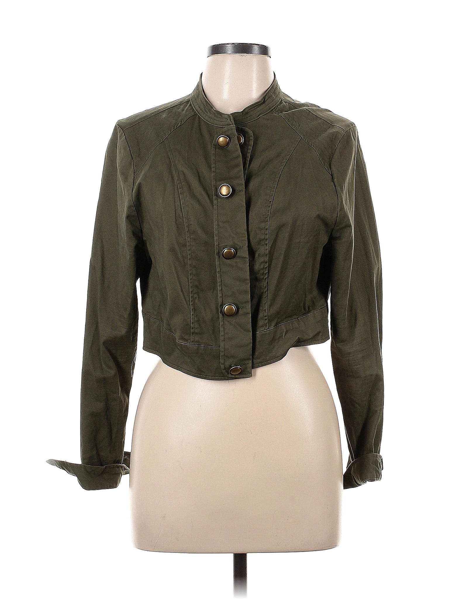 Torrid Green Jacket Size Lg Plus (0) (Plus) - 61% off | ThredUp