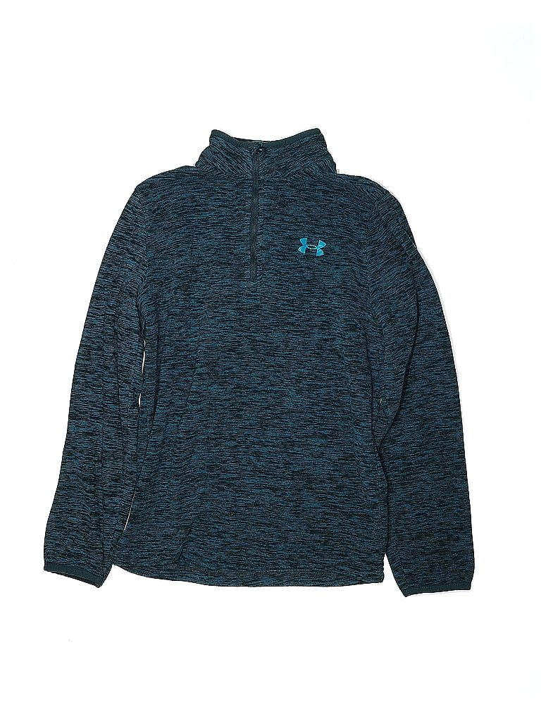 Under Armour 100% Polyester Blue Track Jacket Size M (Youth) - 58% off ...