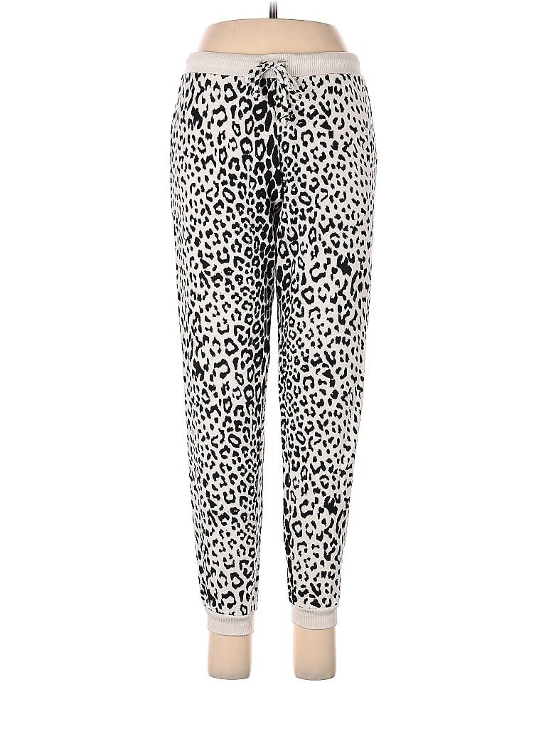 Chaser Leopard Print Multi Color Ivory Sweatpants Size M - 64% off ...