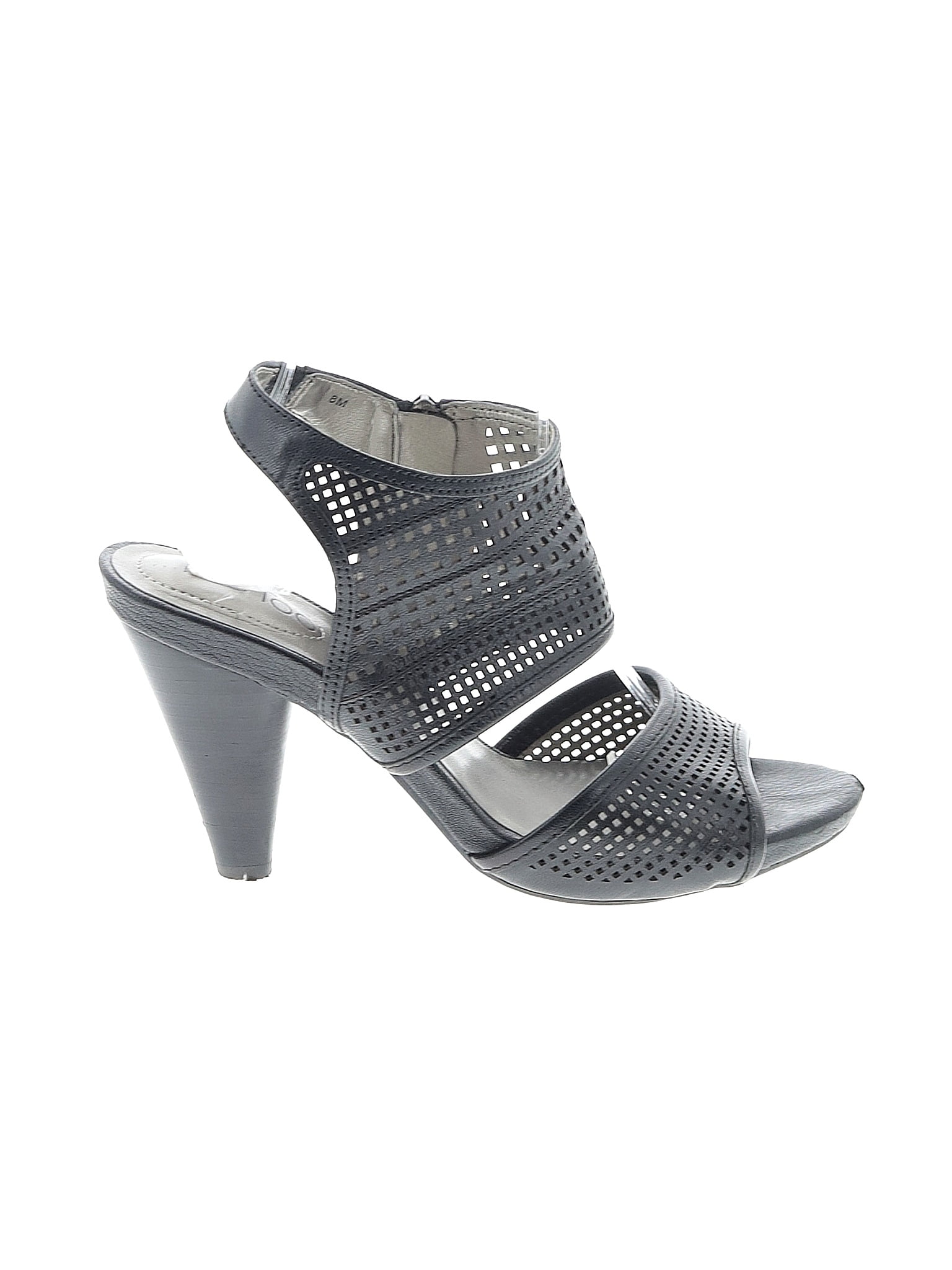 Me Too Black Gray Heels Size 8 - 65% off | thredUP