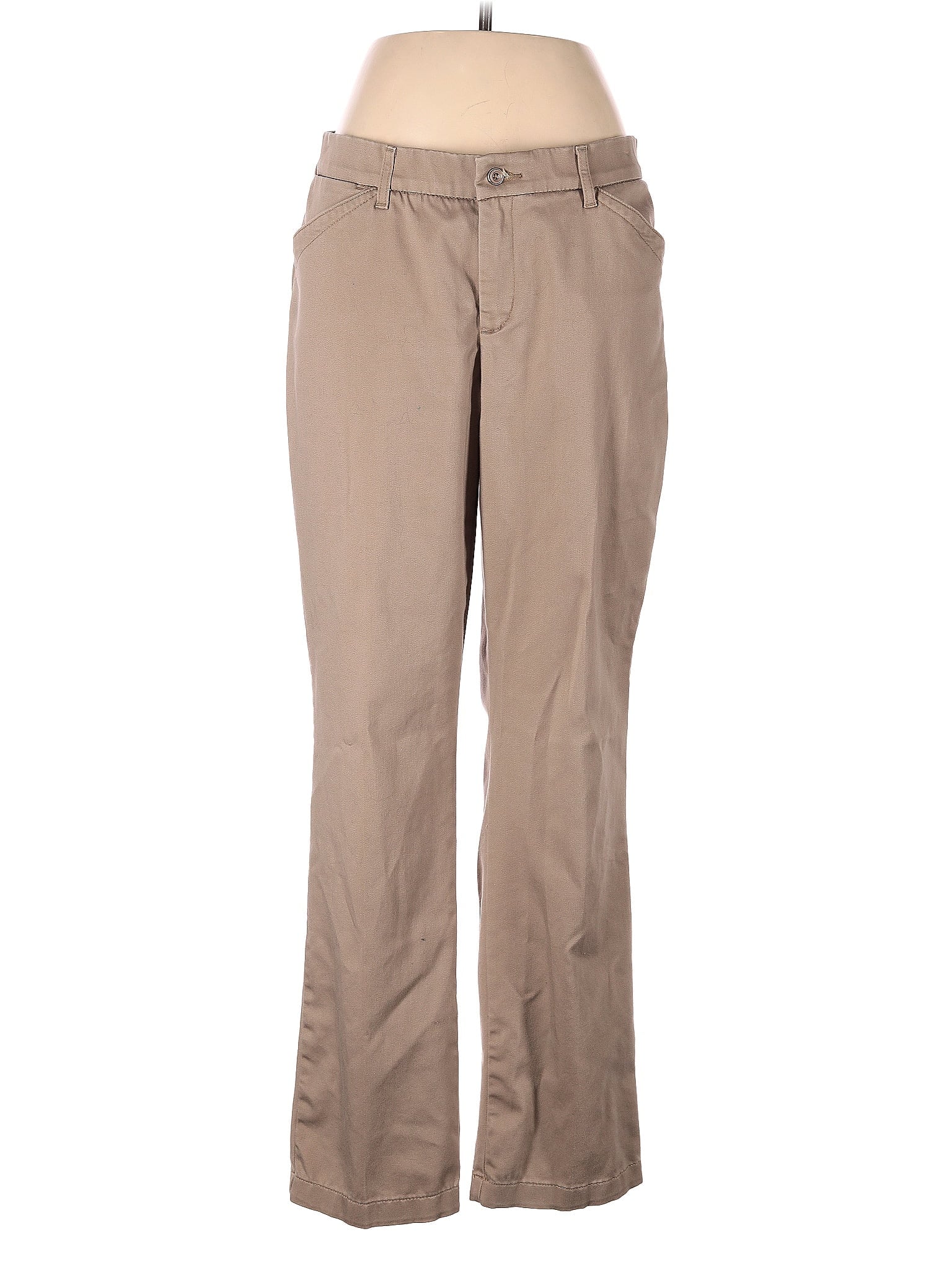 Lee Solid Tan Khakis Size M - 64% off | ThredUp