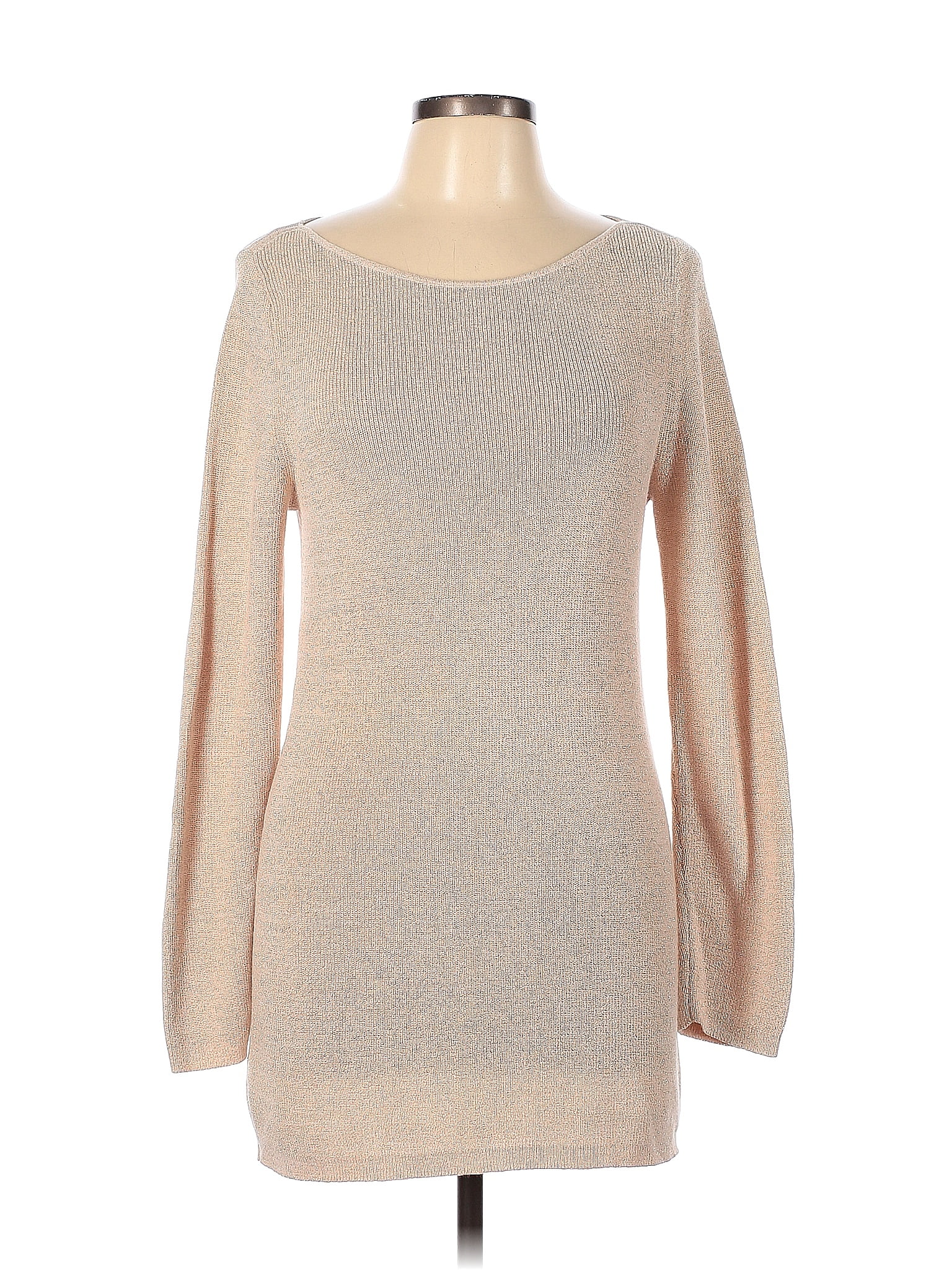 Ann Taylor Factory Tan Pullover Sweater Size L - 47% off | thredUP