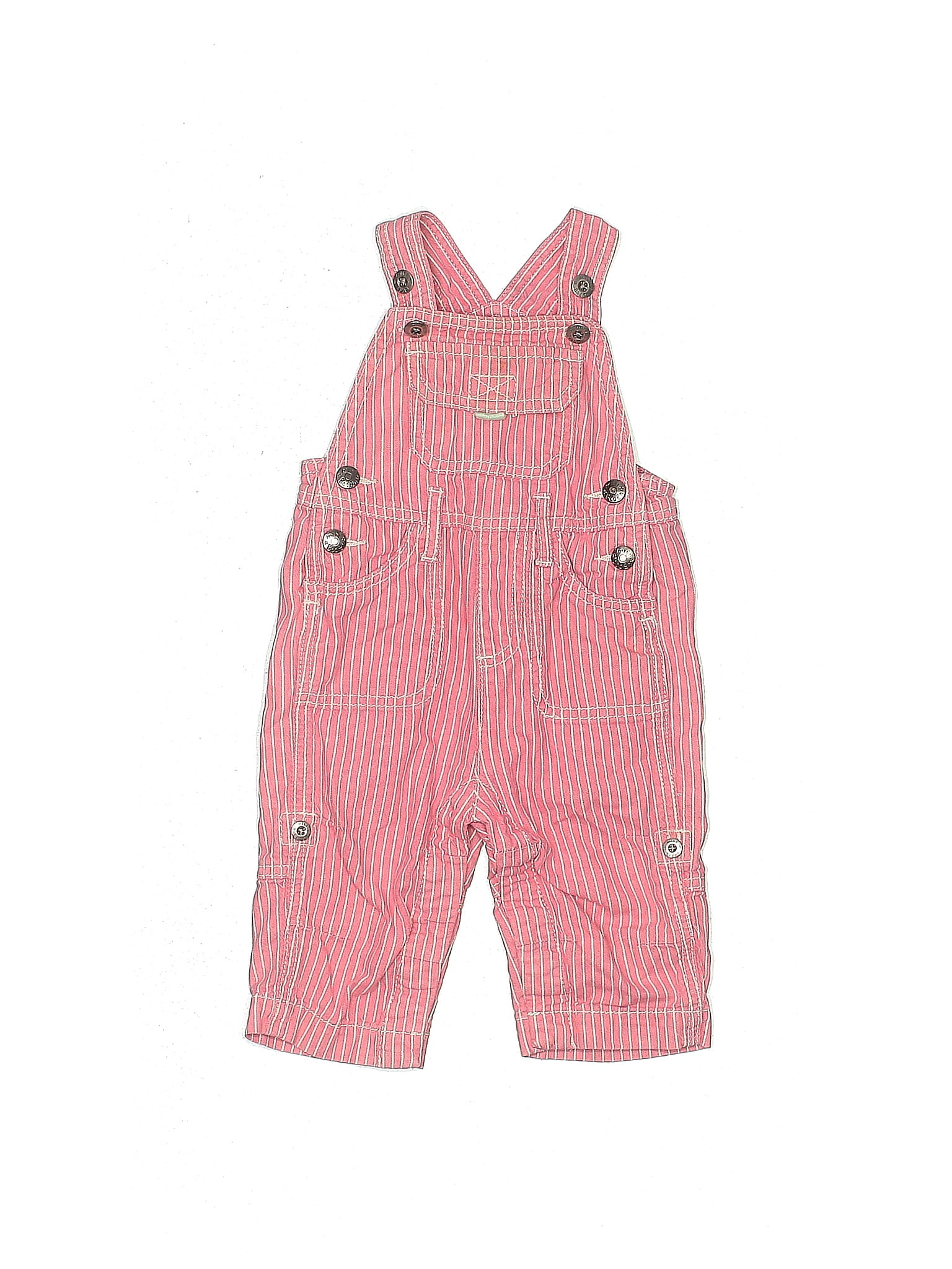 Baby Boden 100% Cotton Pink Overalls Size 6-12 mo - 52% off | thredUP