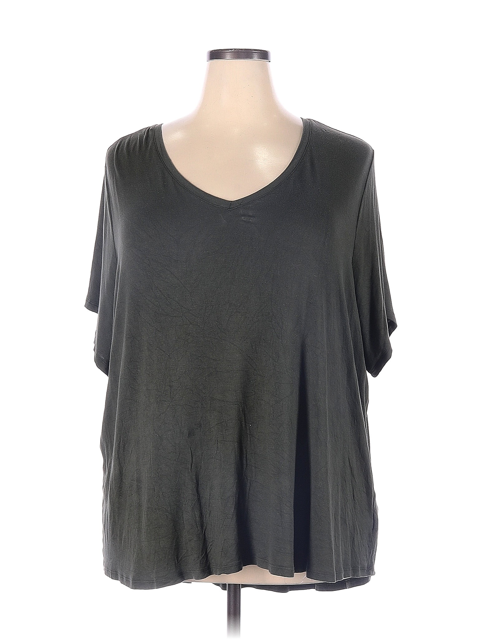 Old Navy Gray Short Sleeve T Shirt Size 3x Plus 47 Off Thredup