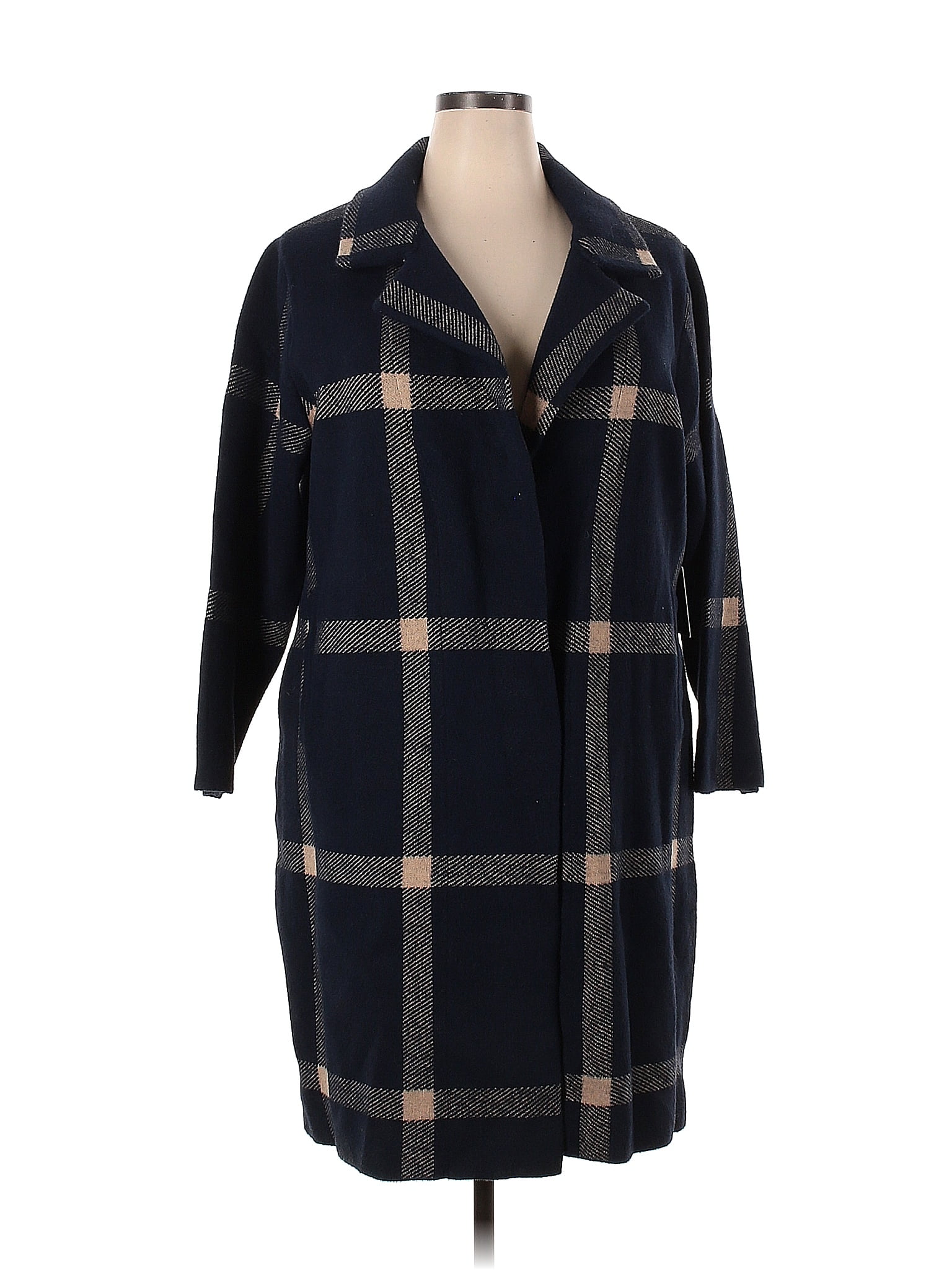 Cliche Blue Jacket Size 2X (Plus) - 60% off | thredUP