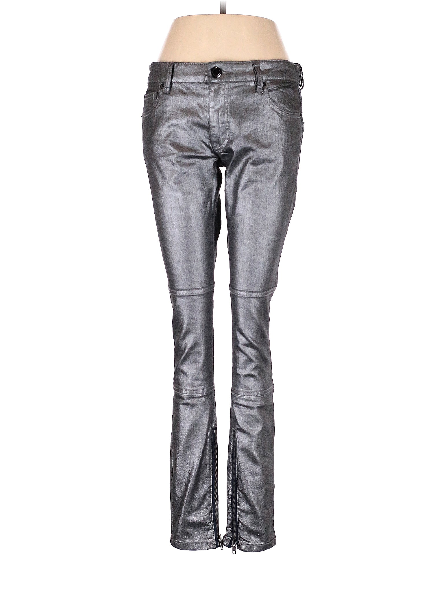 BCBGeneration Silver Jeans 27 Waist - 74% off | thredUP