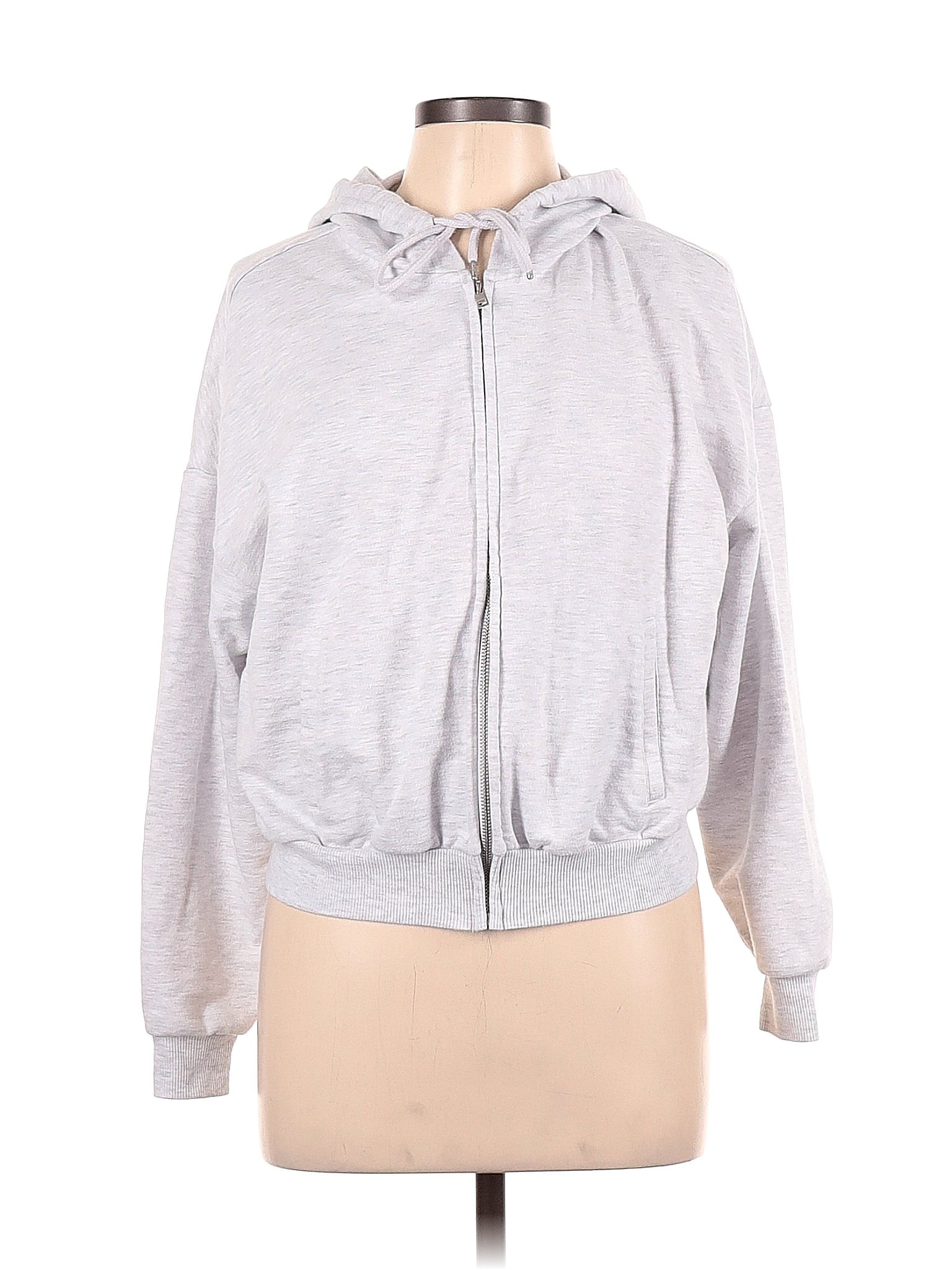 Garage Silver Zip Up Hoodie Size M - 50% off | thredUP