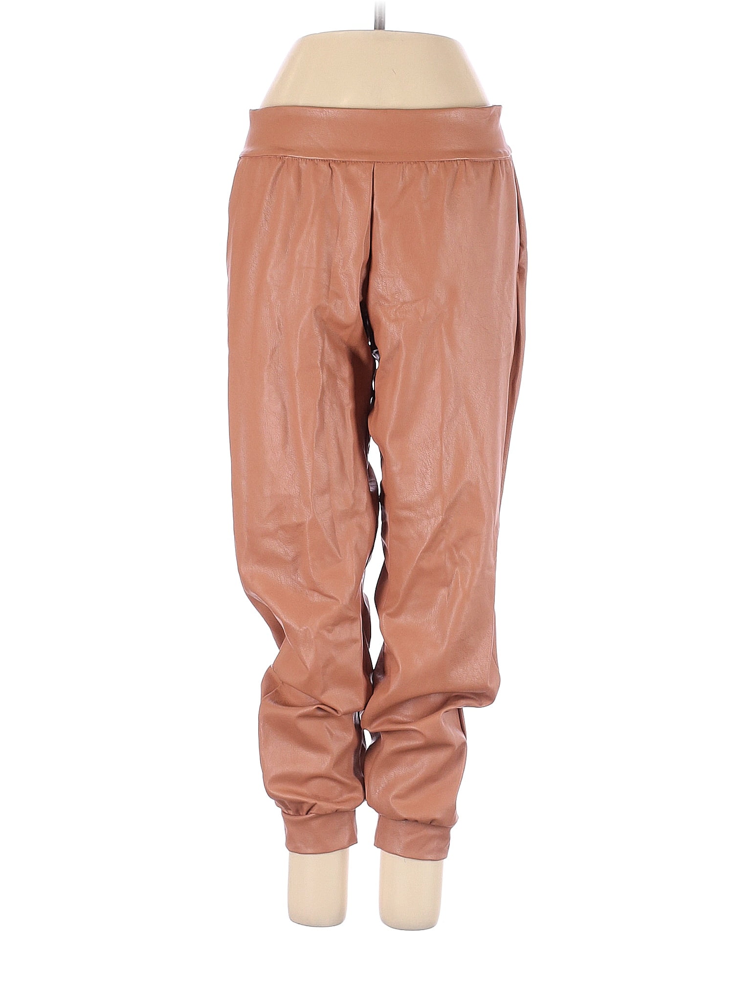 Commando Brown Faux Leather Pants Size S - 74% off | thredUP