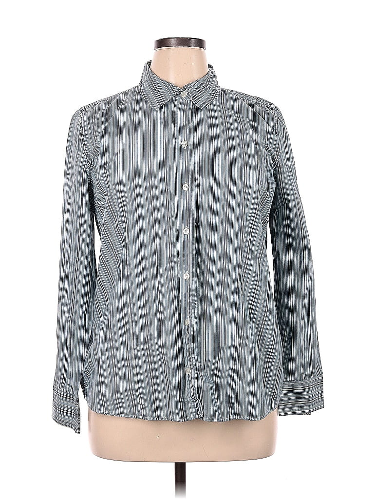 Basic Editions Gray Long Sleeve Button-Down Shirt Size XL - 36% off | thredUP