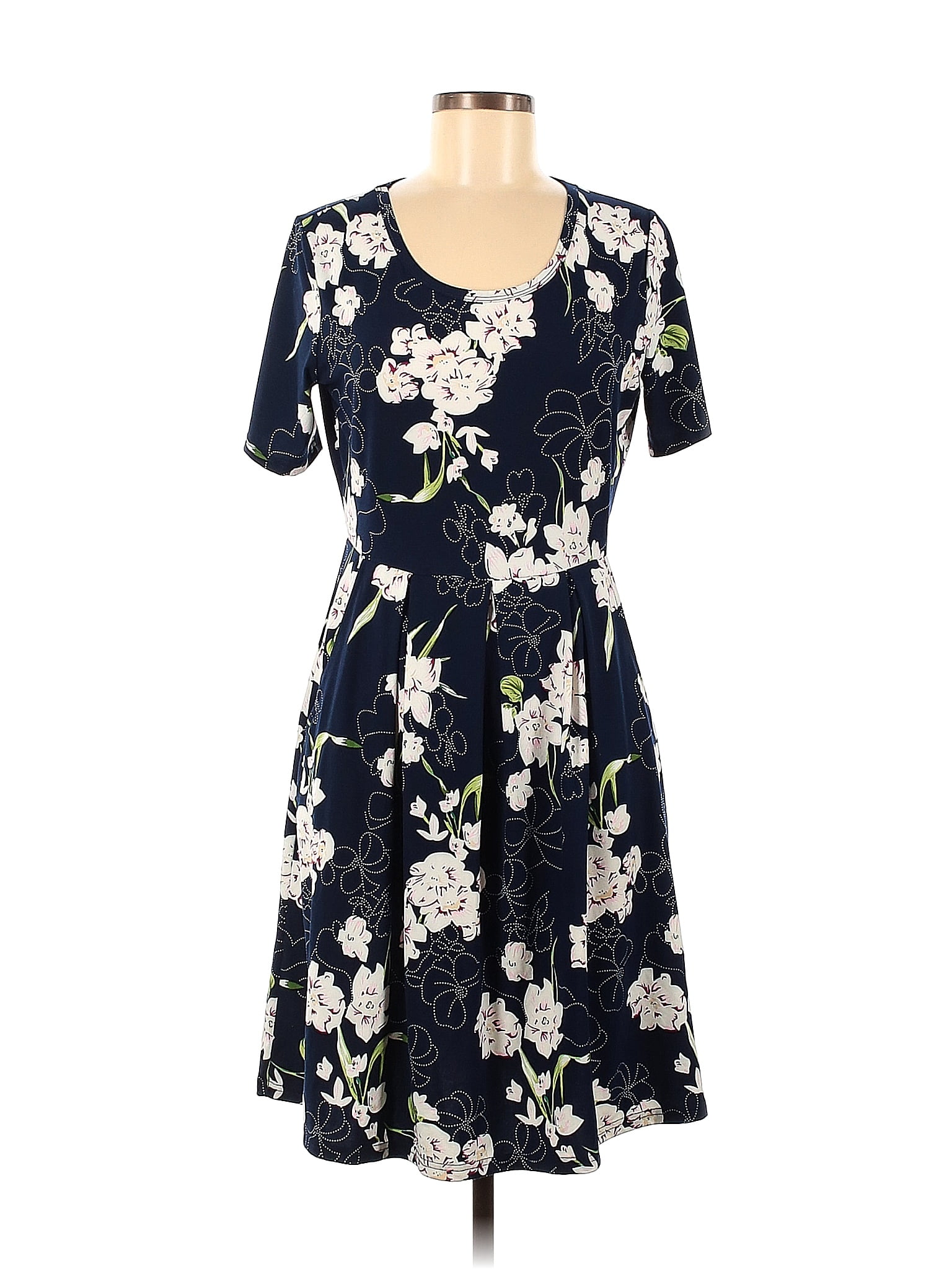 Unbranded Floral Floral Motif Blue Casual Dress Size M 54 Off Thredup