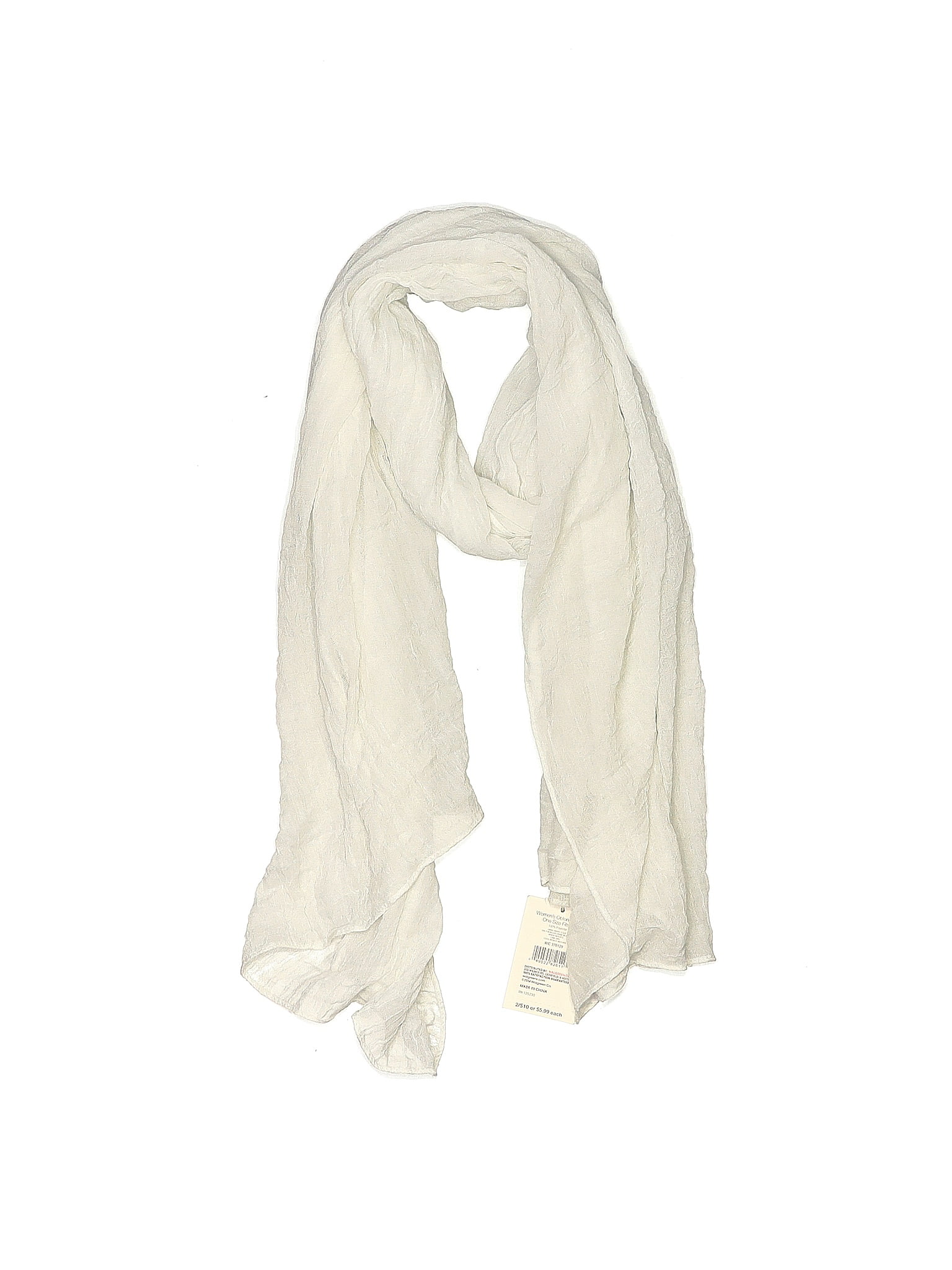 West Loop 100% Polyester Ivory Scarf One Size - -17% off | thredUP