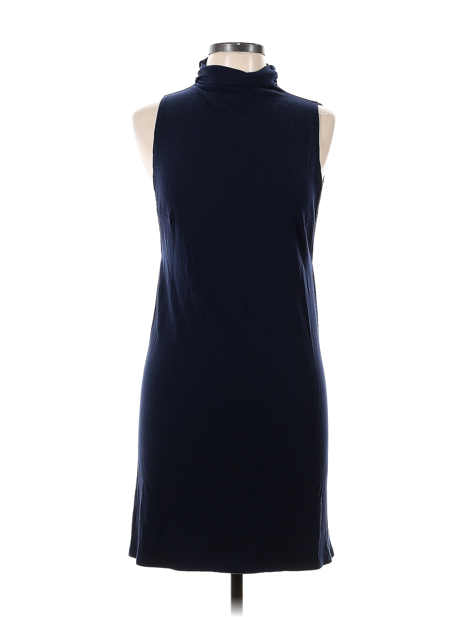Reformation Solid Navy Blue Casual Dress Size L 68 Off Thredup