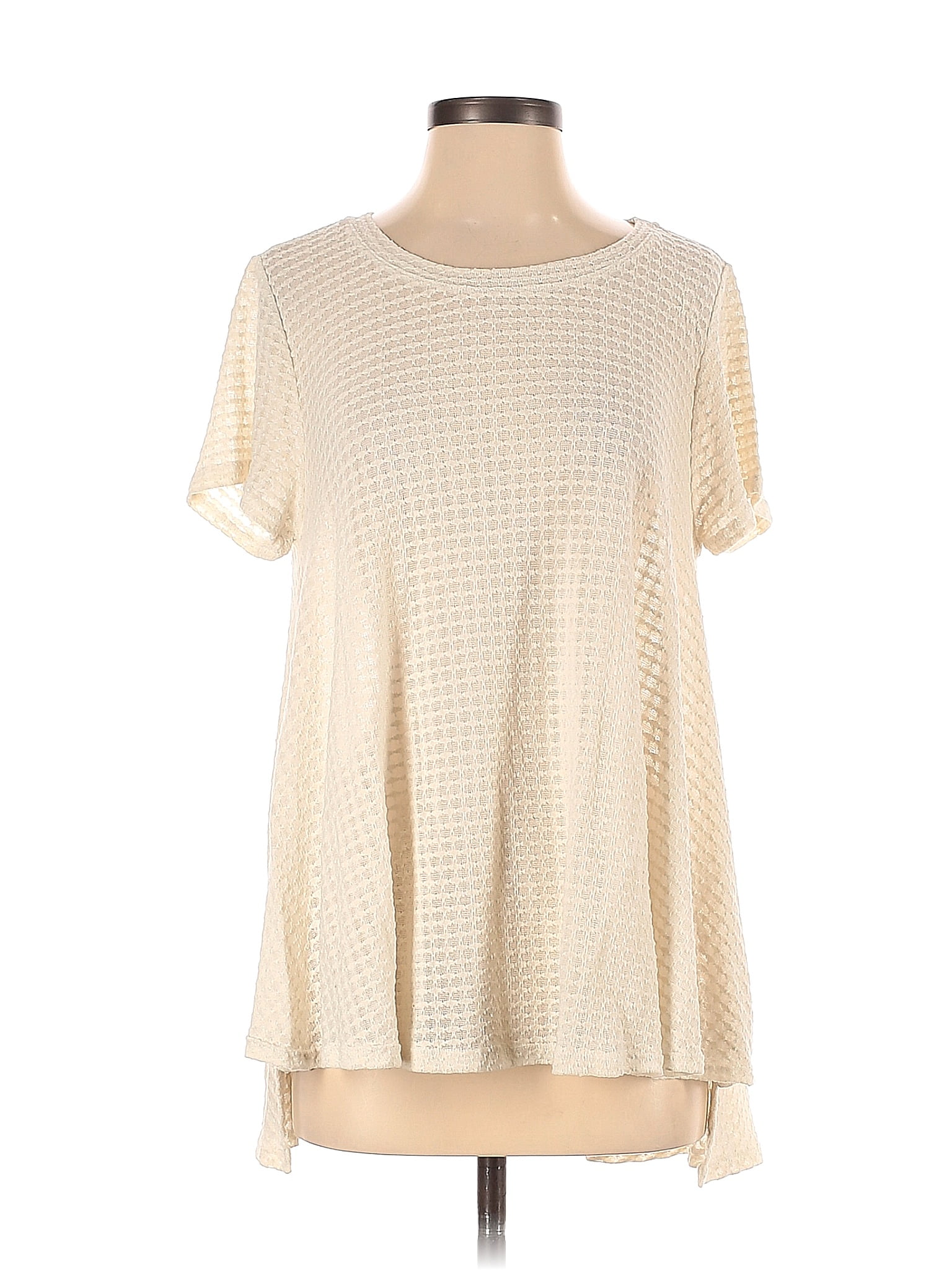 Eri Ali Ivory Short Sleeve Top Size Xs 93 Off Thredup
