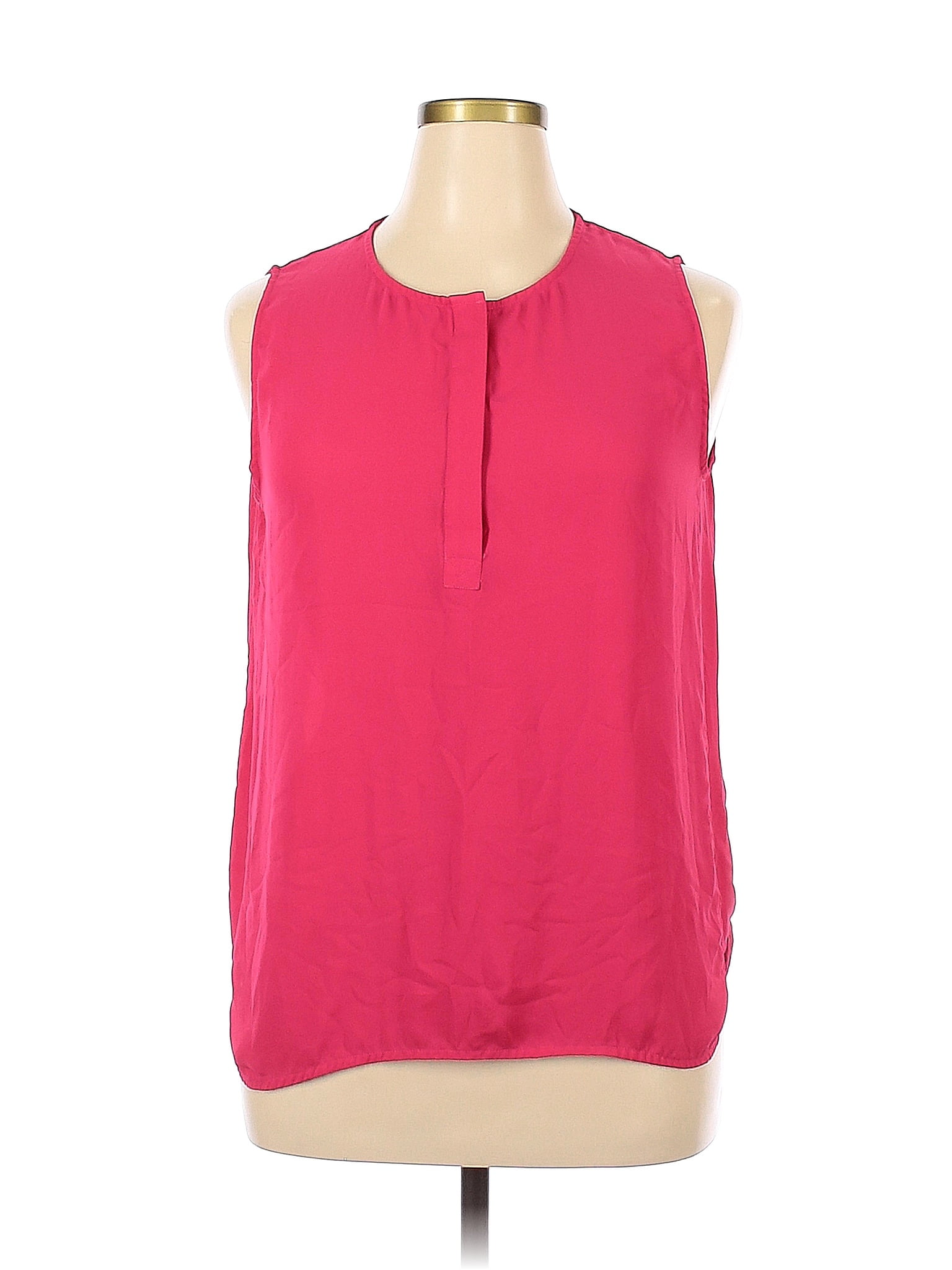 Violet And Claire 100 Polyester Pink Sleeveless Blouse Size Xl 63 Off