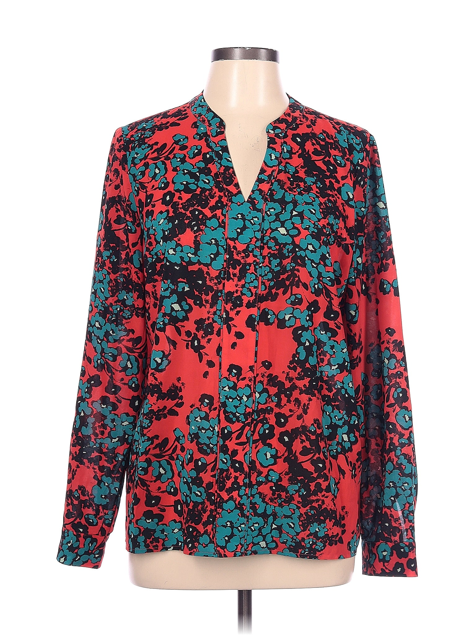 The Limited Red Long Sleeve Blouse Size L - 71% off | thredUP