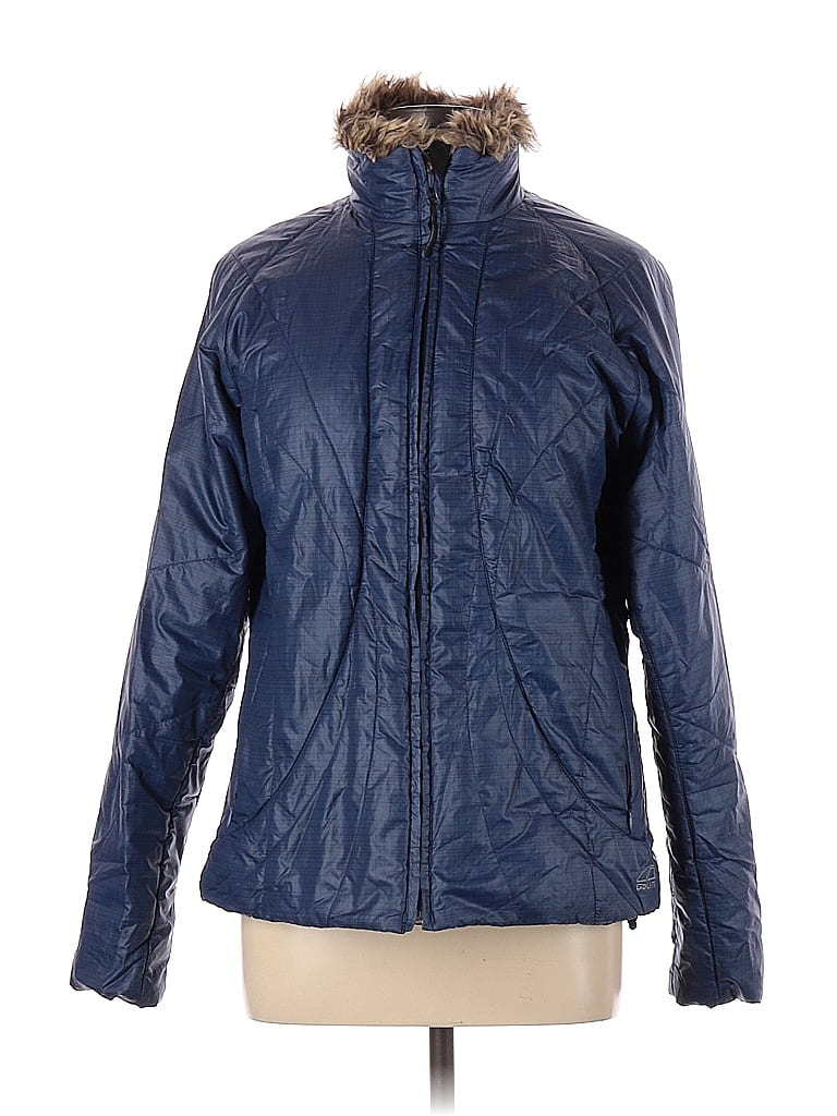 GoLite 100% Polyester Blue Coat Size L - 68% off | thredUP
