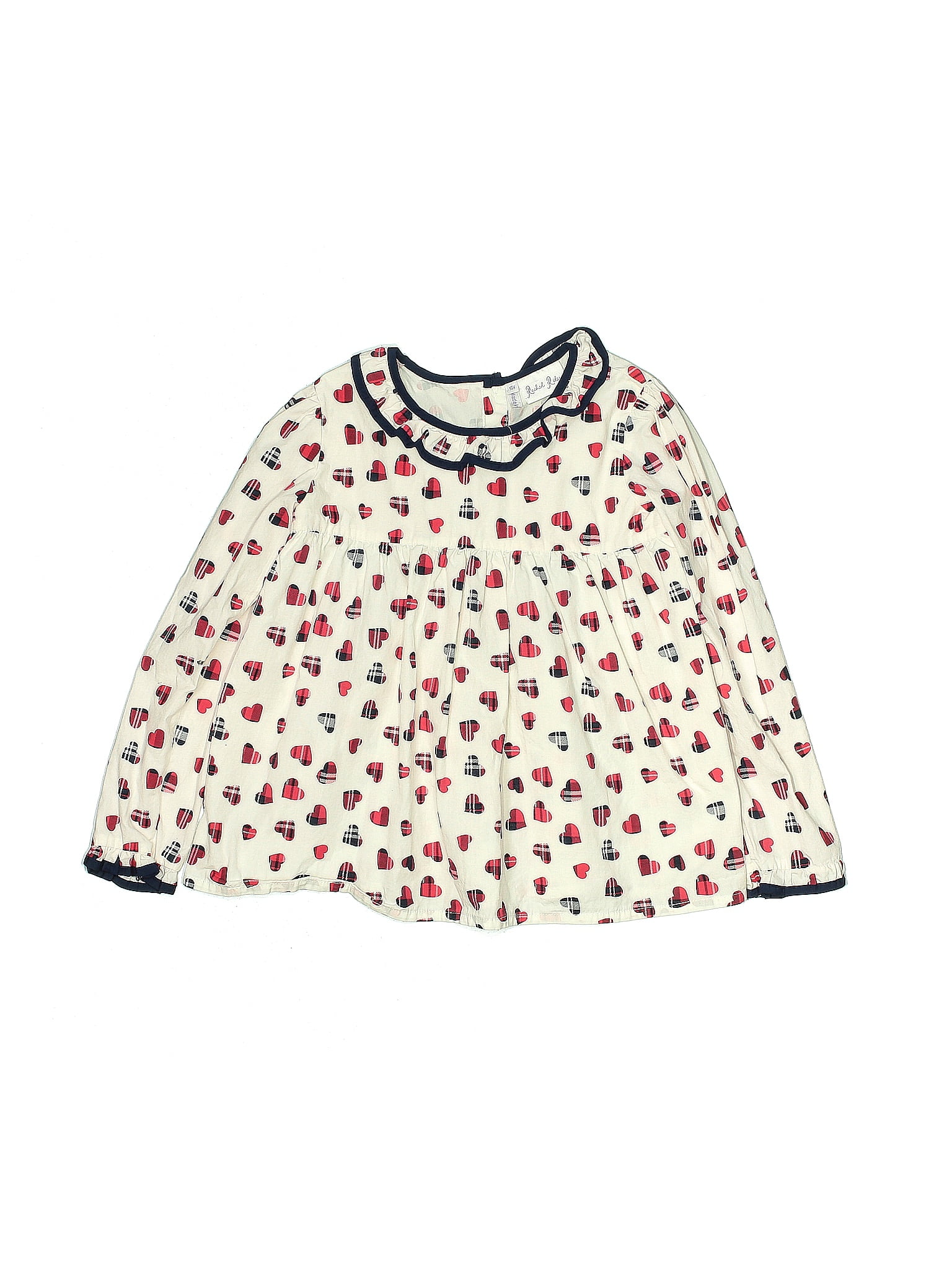 Rachel Riley 100% Cotton Ivory Long Sleeve Blouse Size 10 - 79% off ...