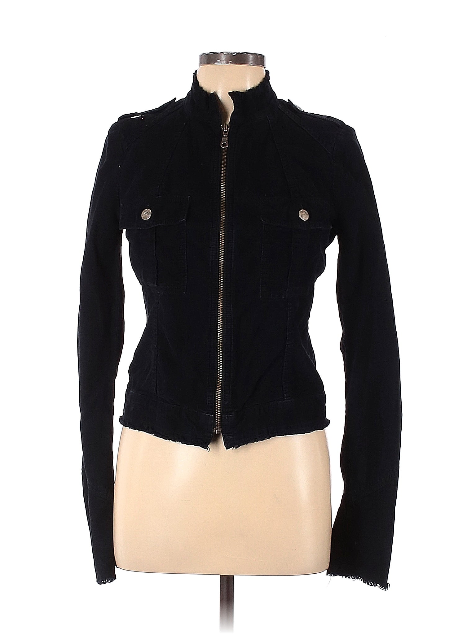 Joie 100% Cotton Black Jacket Size L - 87% off | ThredUp