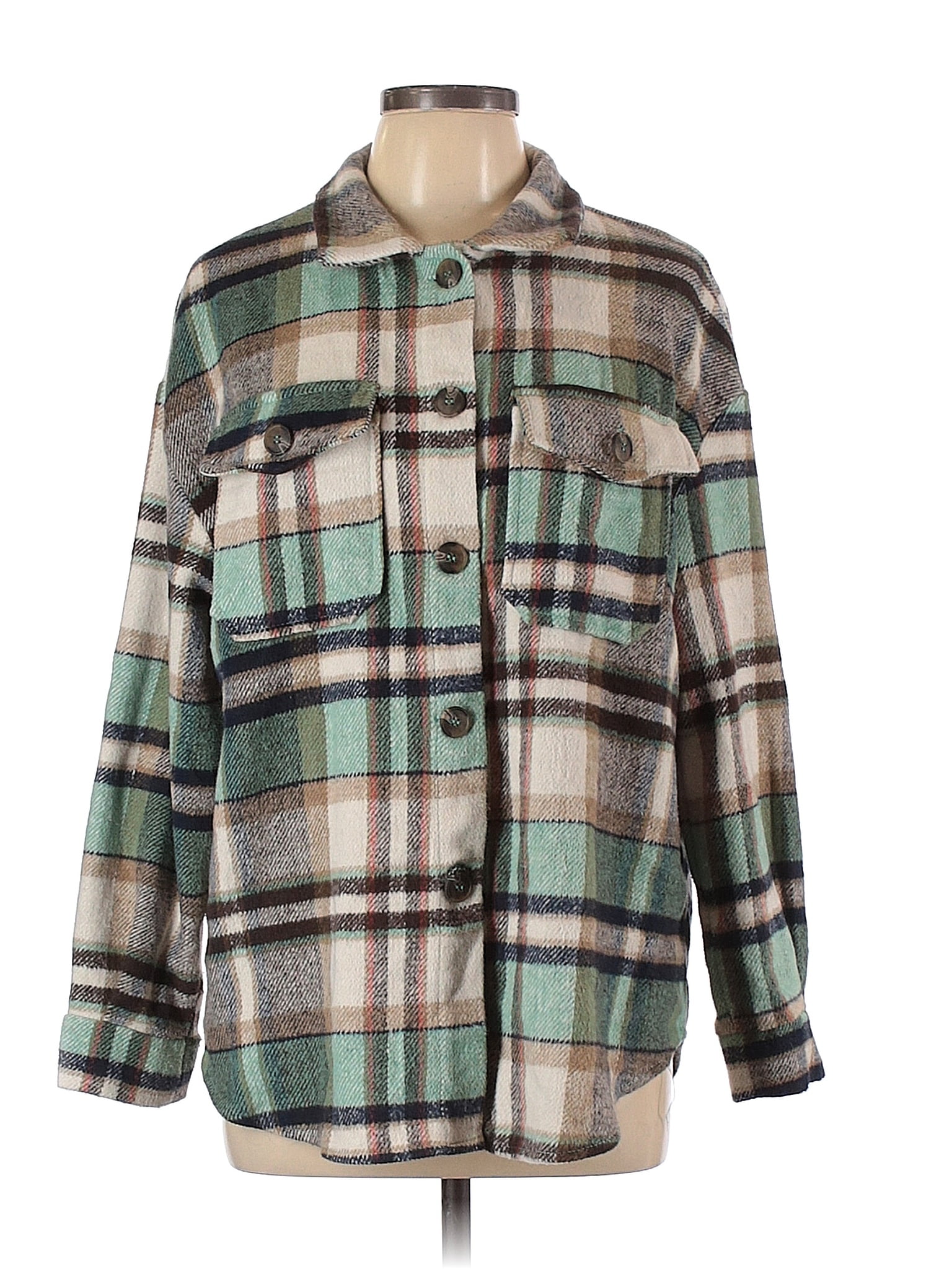 Hyfve Green Jacket Size L - 37% off | thredUP