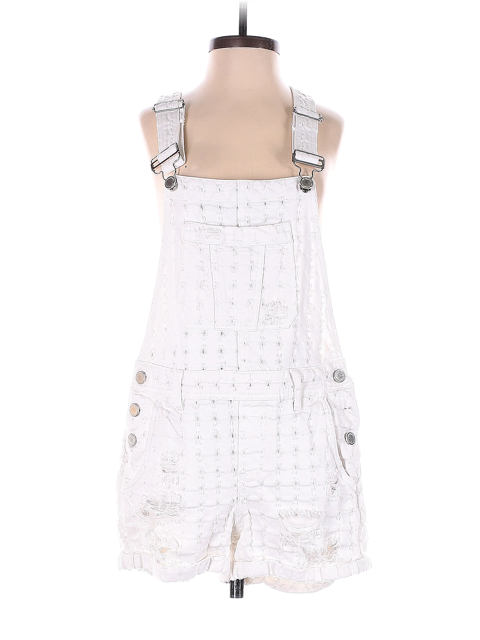 Blank NYC White Eyes On You White Overalls 25 Waist - 68% off | ThredUp