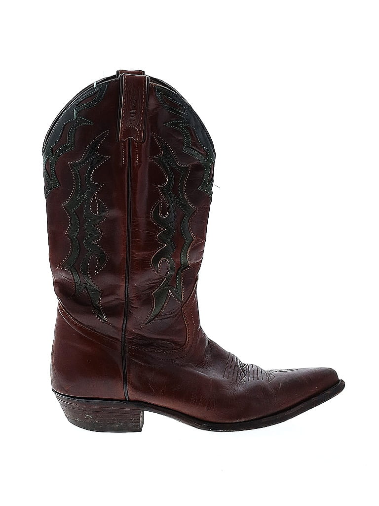 Boulet 100% Leather Burgundy Boots Size 8 - 64% off | ThredUp