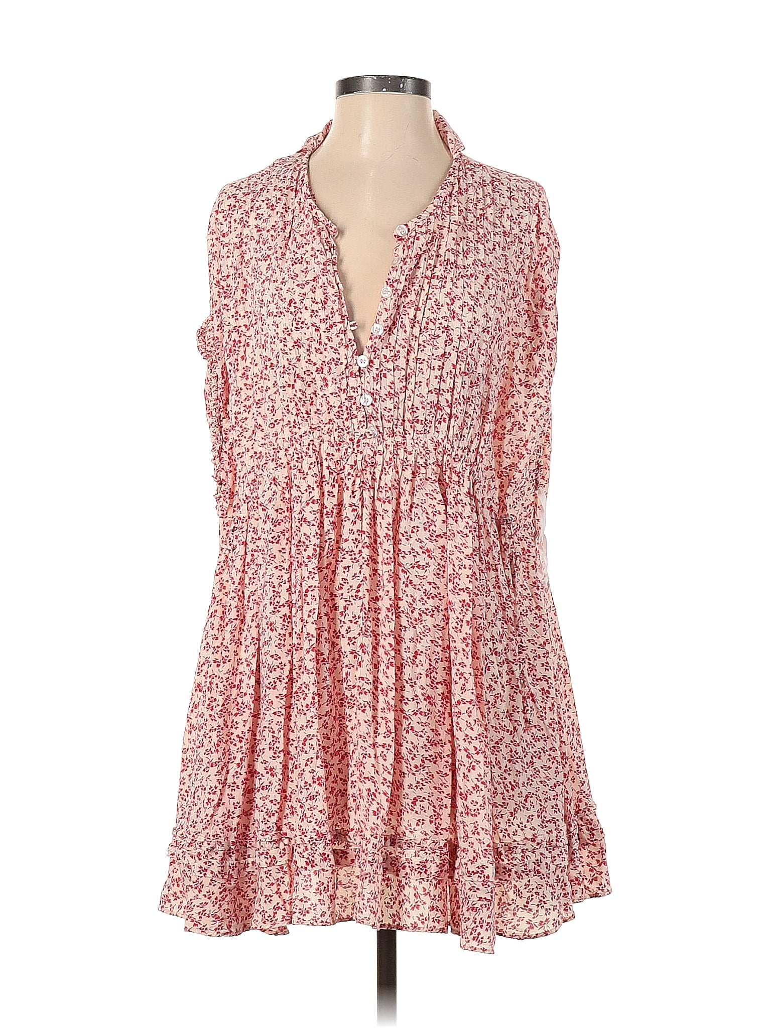 Free People Multi Color Pink Casual Dress Size XS - 70% off | thredUP