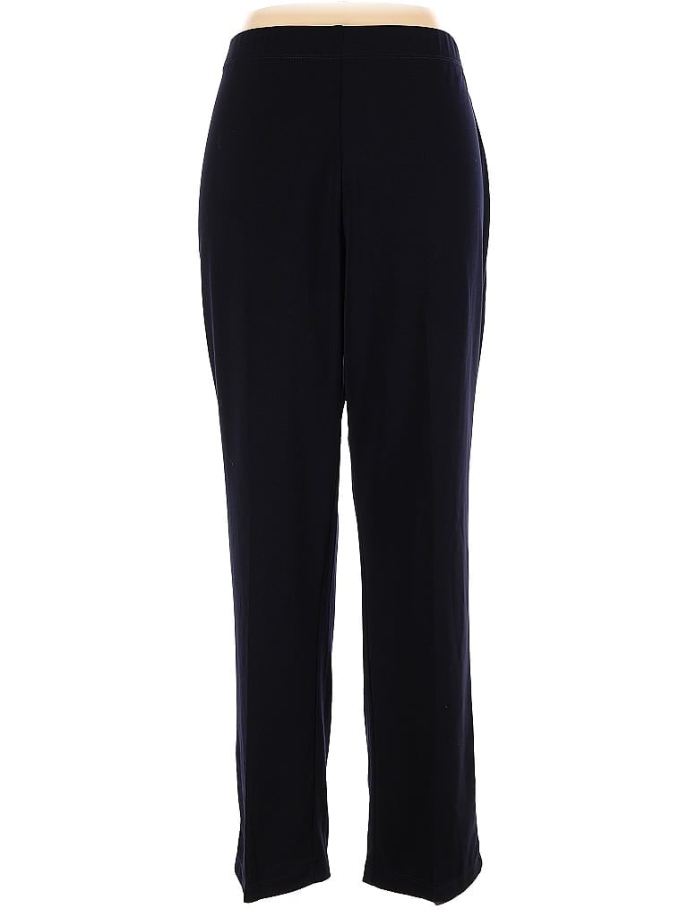 Susan Graver Polka Dots Blue Casual Pants Size XL - 70% off | ThredUp