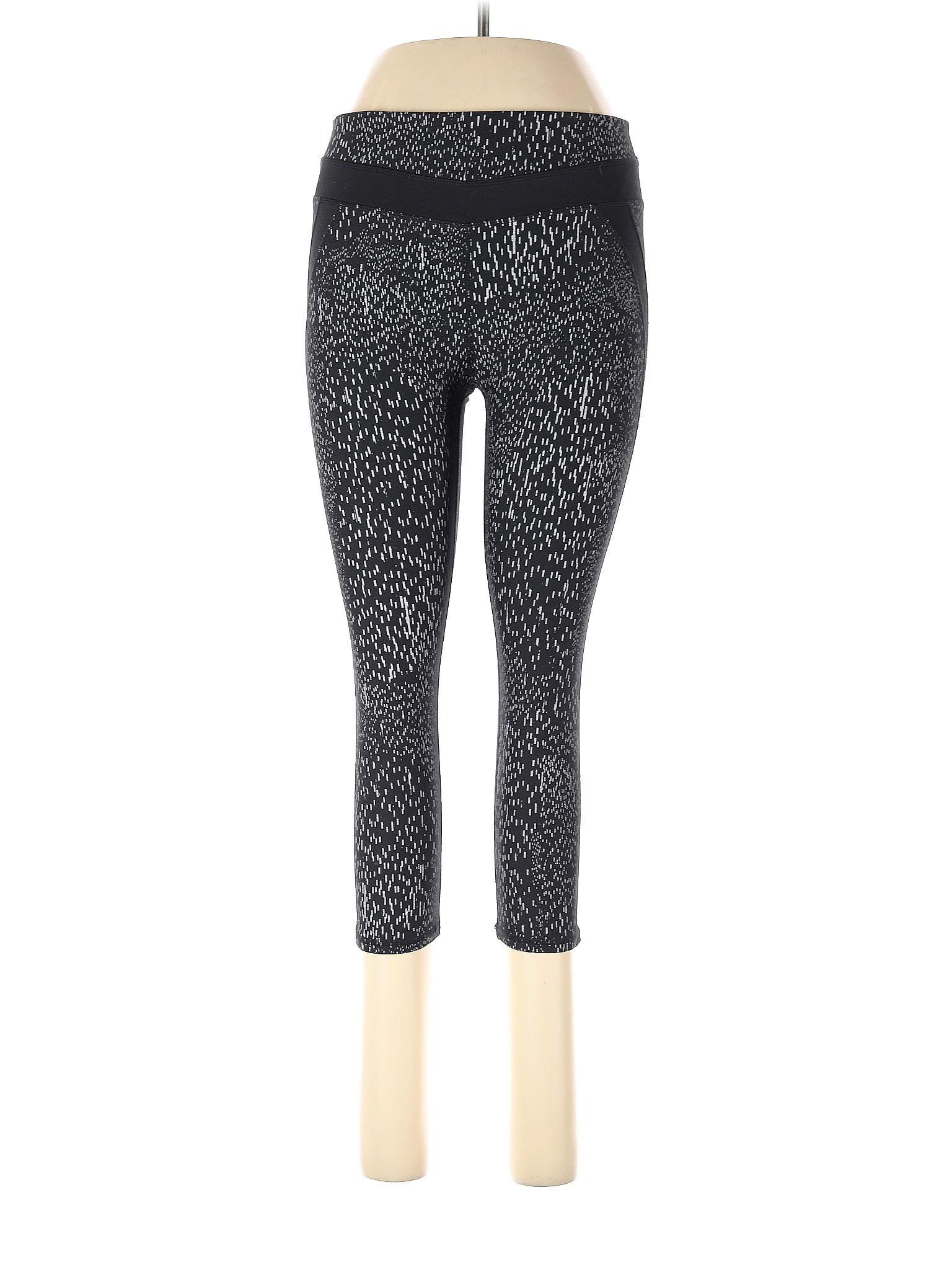 Fabletics Leopard Print Silver Active Pants Size M - 60% off | thredUP