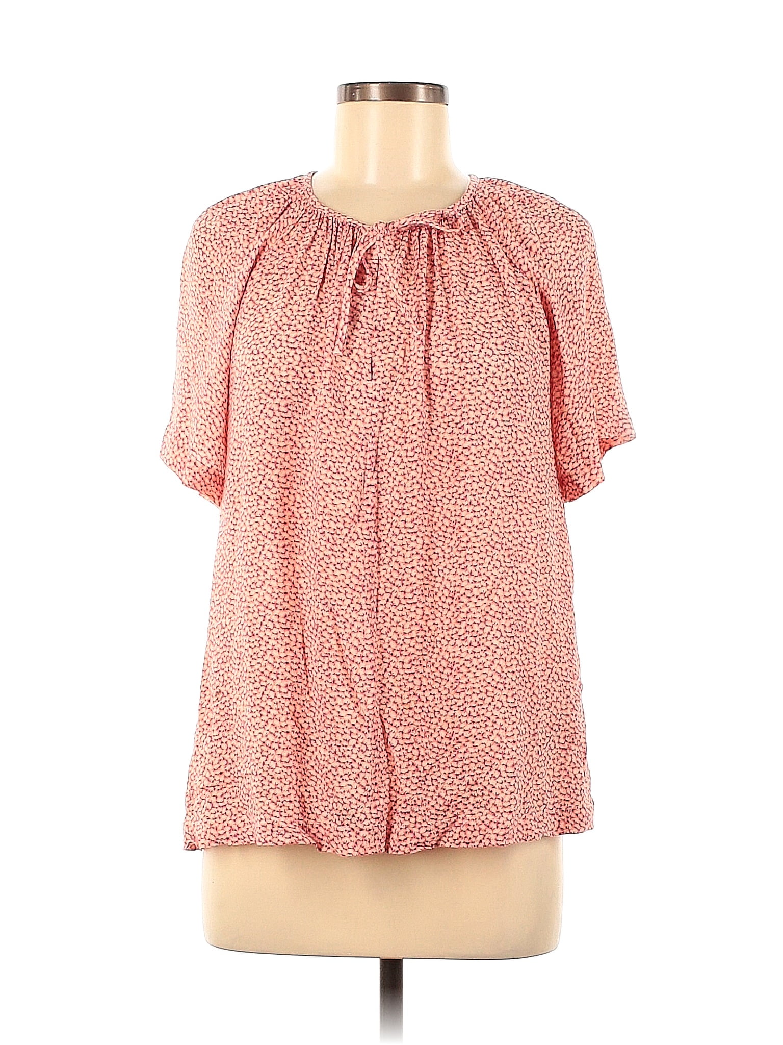 Gap 100 Modal Pink Short Sleeve Blouse Size M 71 Off Thredup