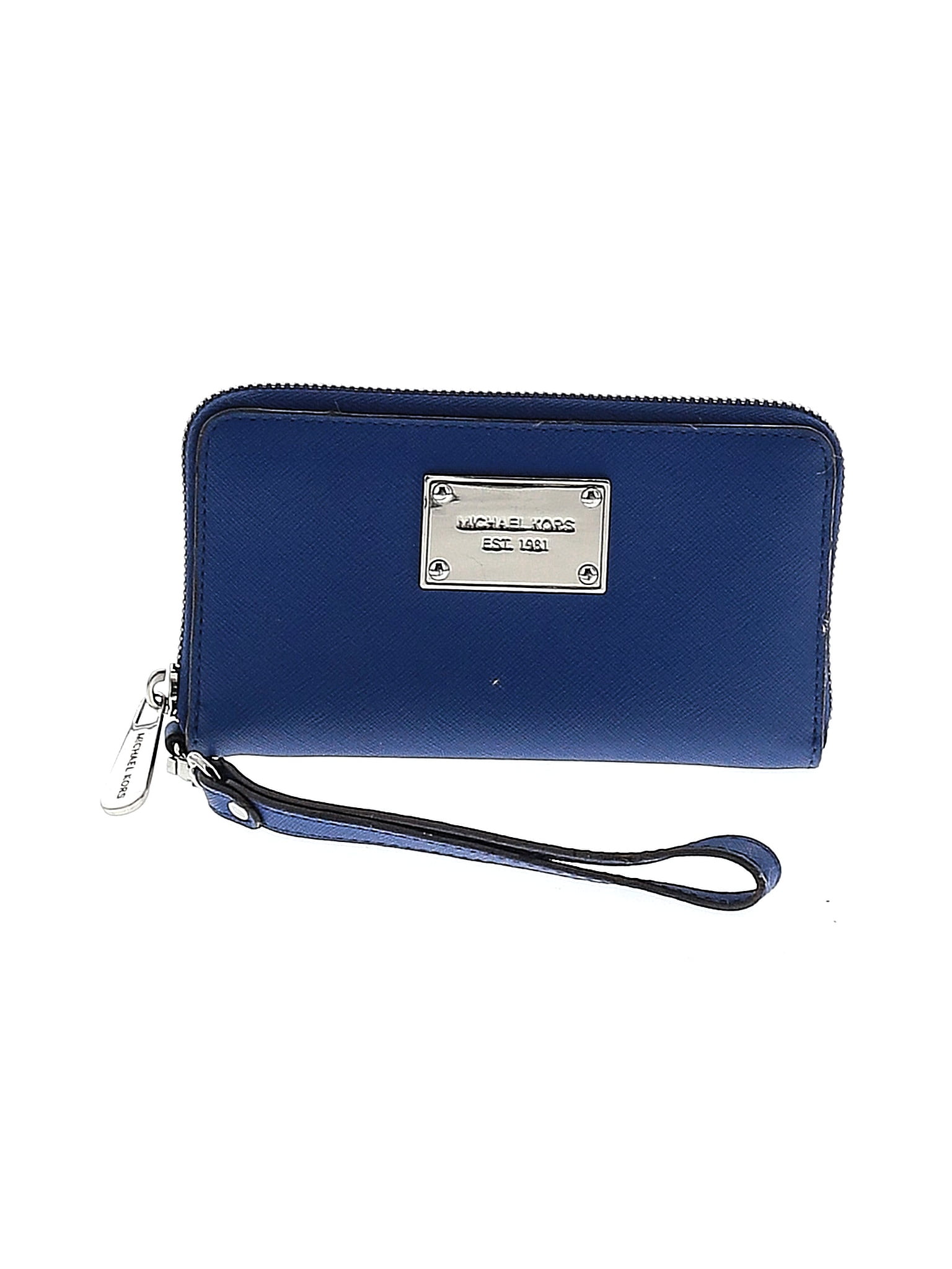 MICHAEL Michael Kors Solid Blue Wristlet One Size - 68% off | thredUP
