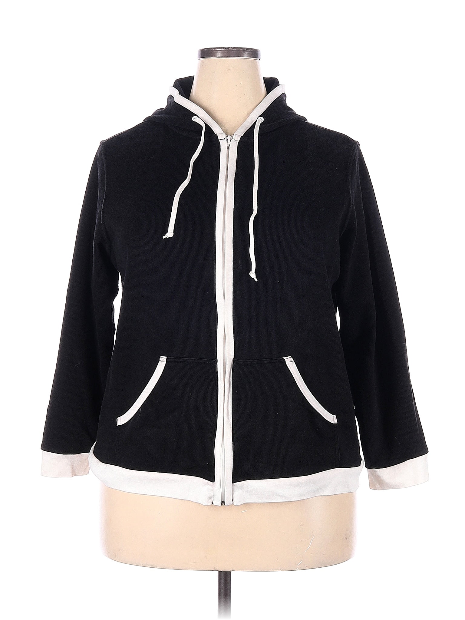 Fashion Bug Solid Black Jacket Size 22 - 24 (Plus) - 56% off | thredUP