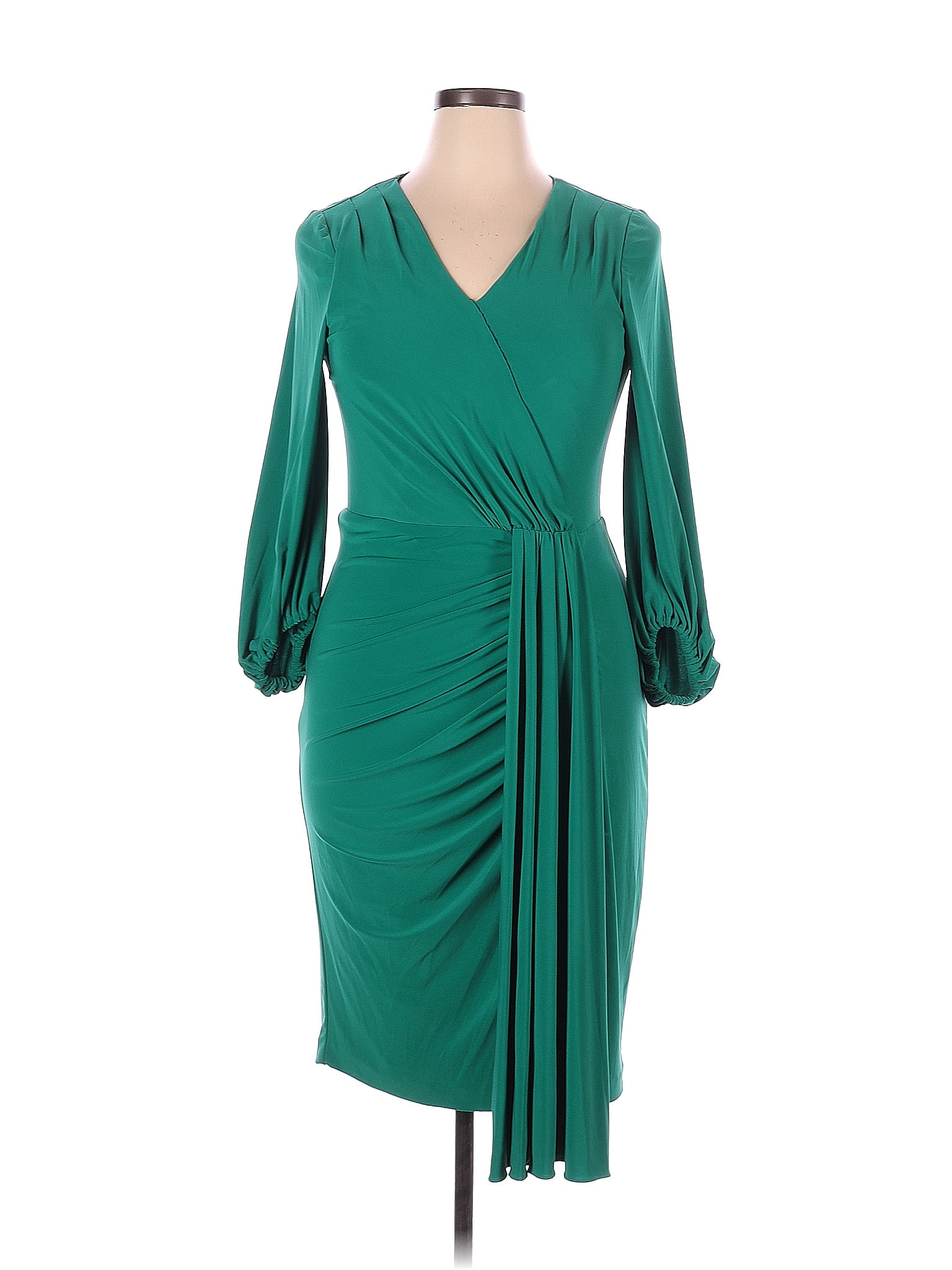 Eliza J Green Casual Dress Size 14 76 Off Thredup