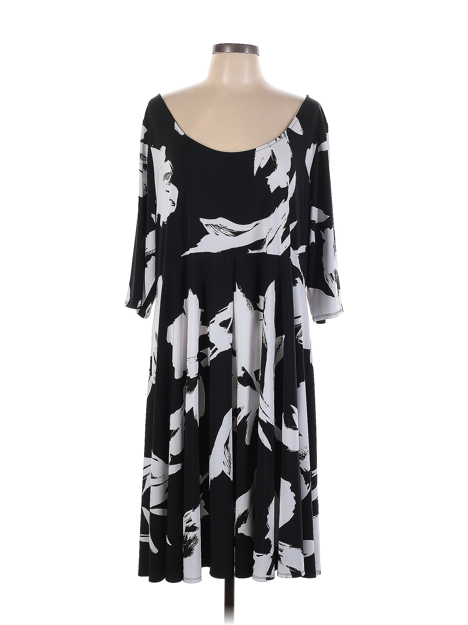 Lane Bryant Black Casual Dress Size 22 24 Plus Plus 84 Off Thredup