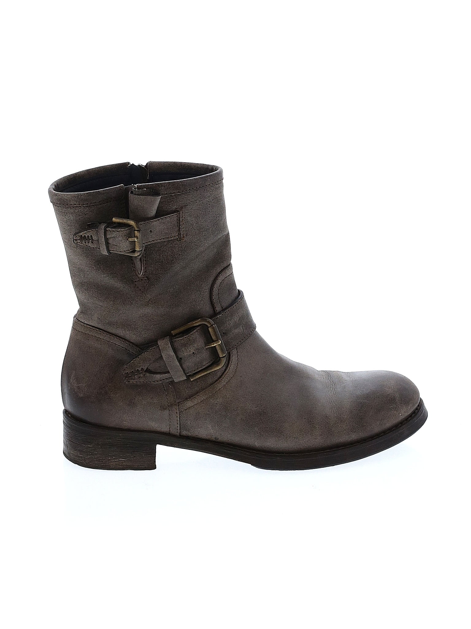 Alberto Fermani 100% Leather Gray Boots Size 39.5 (EU) - 86% off | thredUP