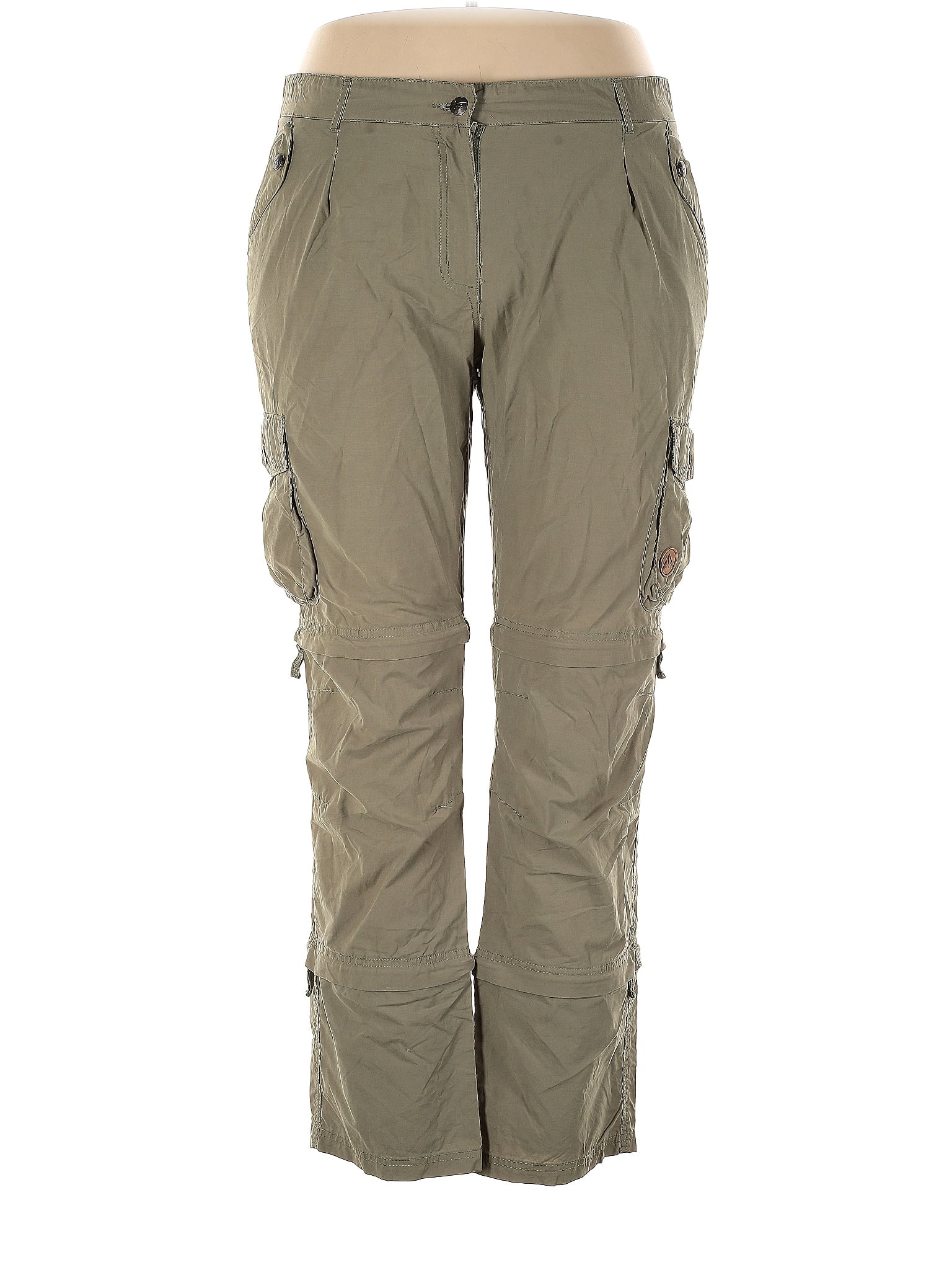 Assorted Brands Solid Green Cargo Pants Size 48 Eu 49 Off Thredup