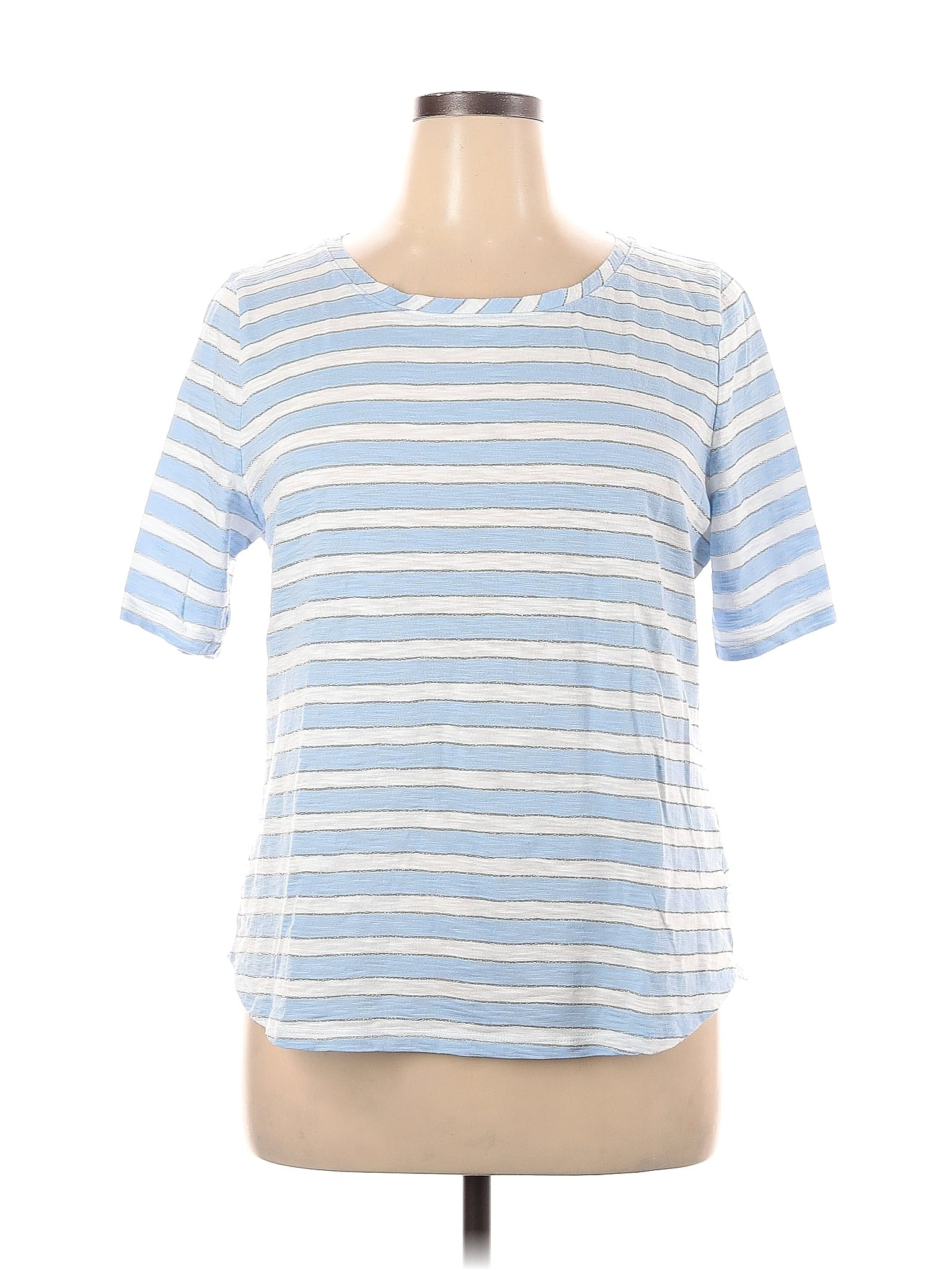 Talbots Outlet Blue Short Sleeve T-Shirt Size XL - 42% off | thredUP