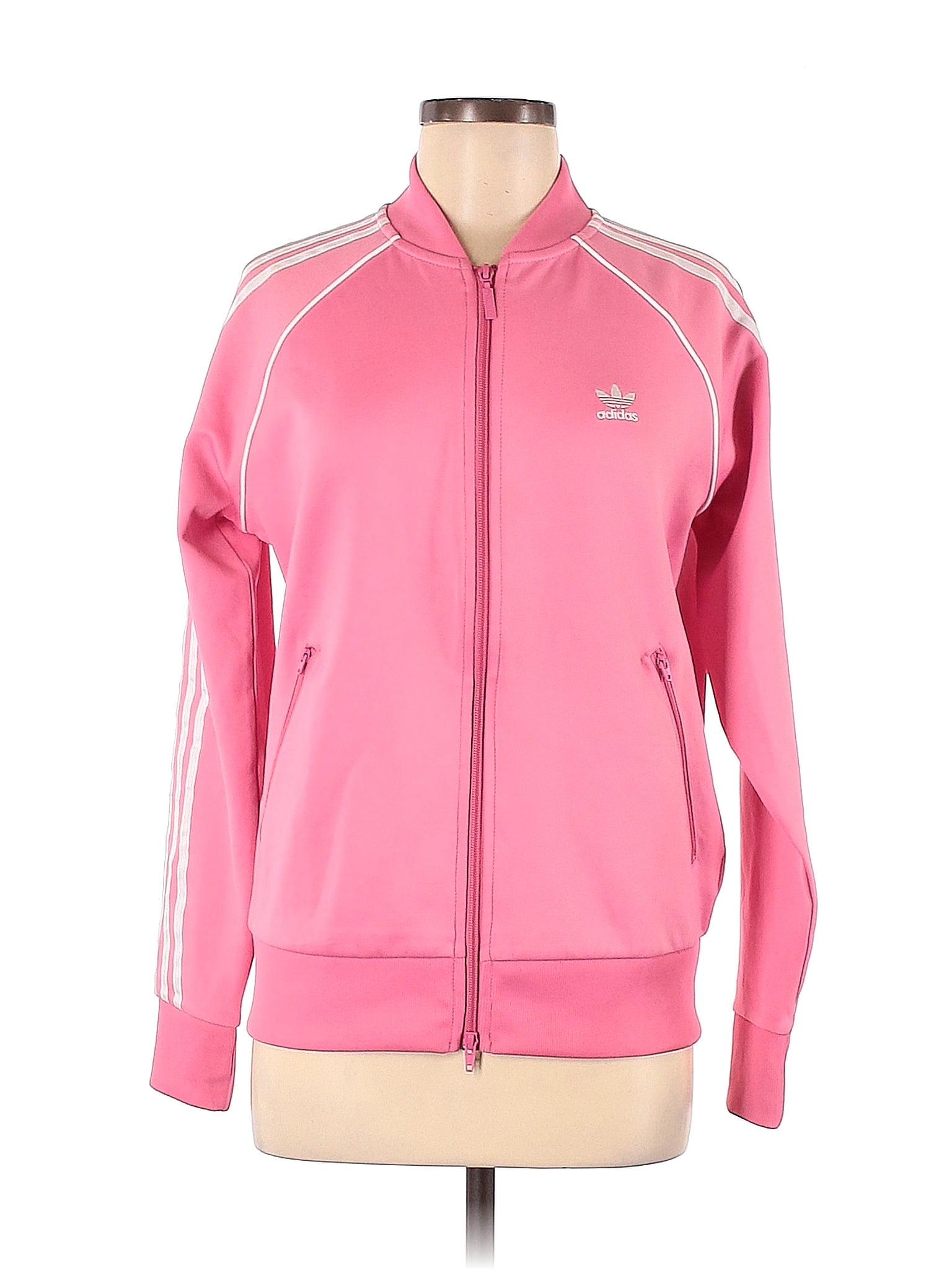 Adidas Pink Track Jacket Size M 72 Off Thredup