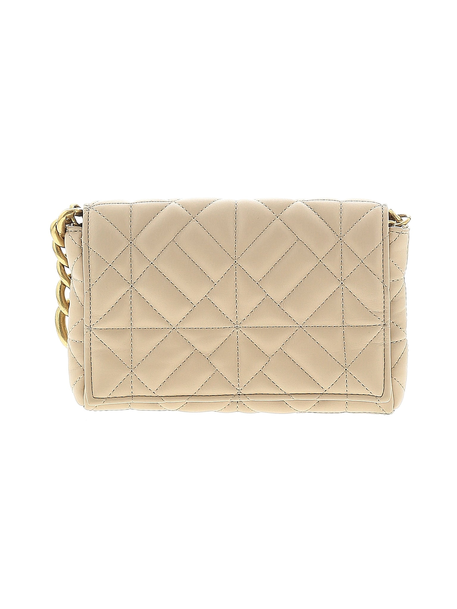 Zara Solid Tan Ivory Shoulder Bag One Size - 43% off | thredUP