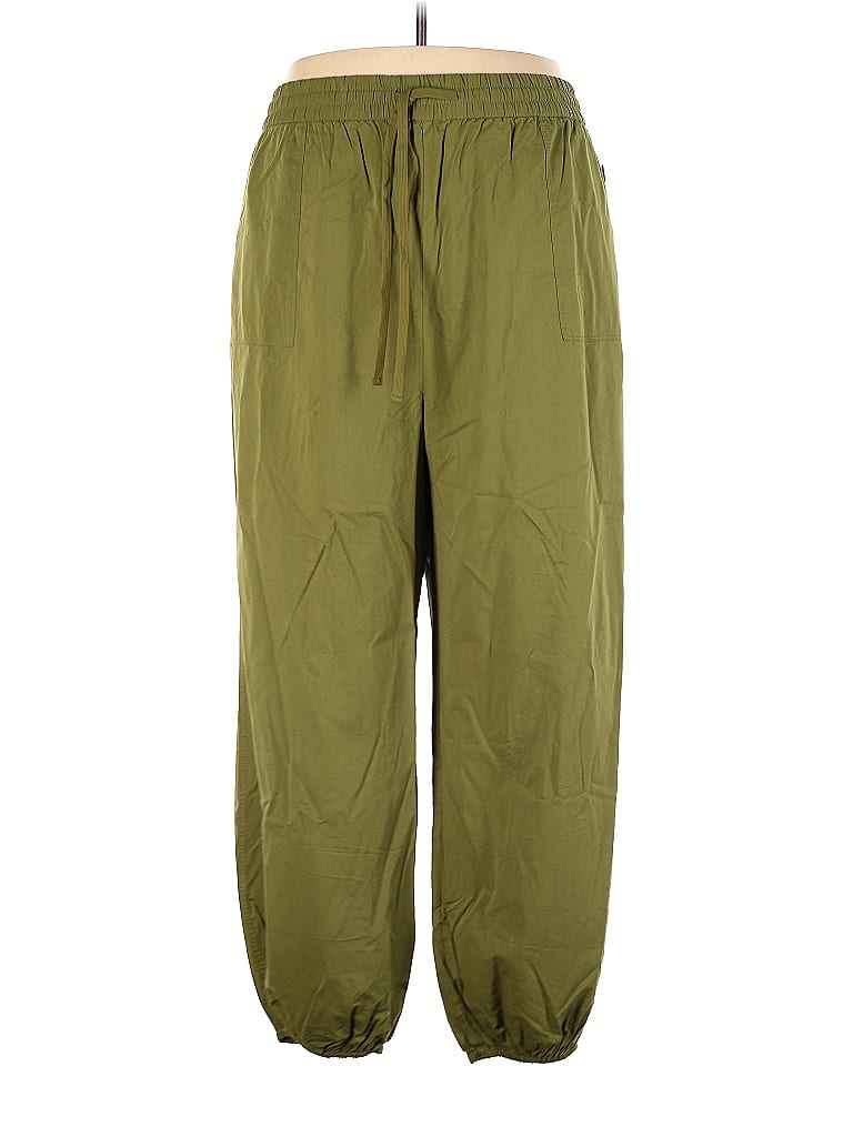 BP. Solid Green Casual Pants Size 3X (Plus) - 65% off | thredUP