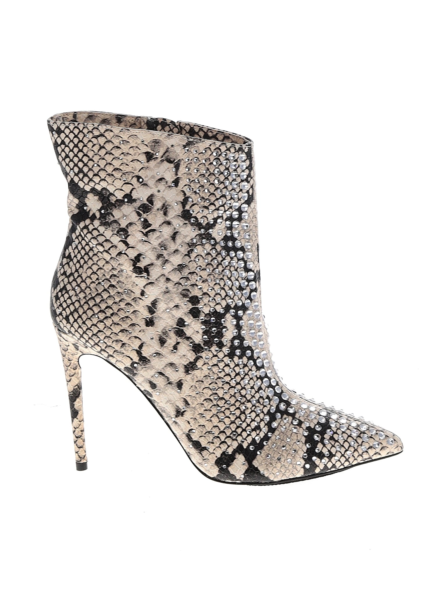 JLo by Jennifer Lopez Snake Print Ivory Ankle Boots Size 6 - 64% off ...