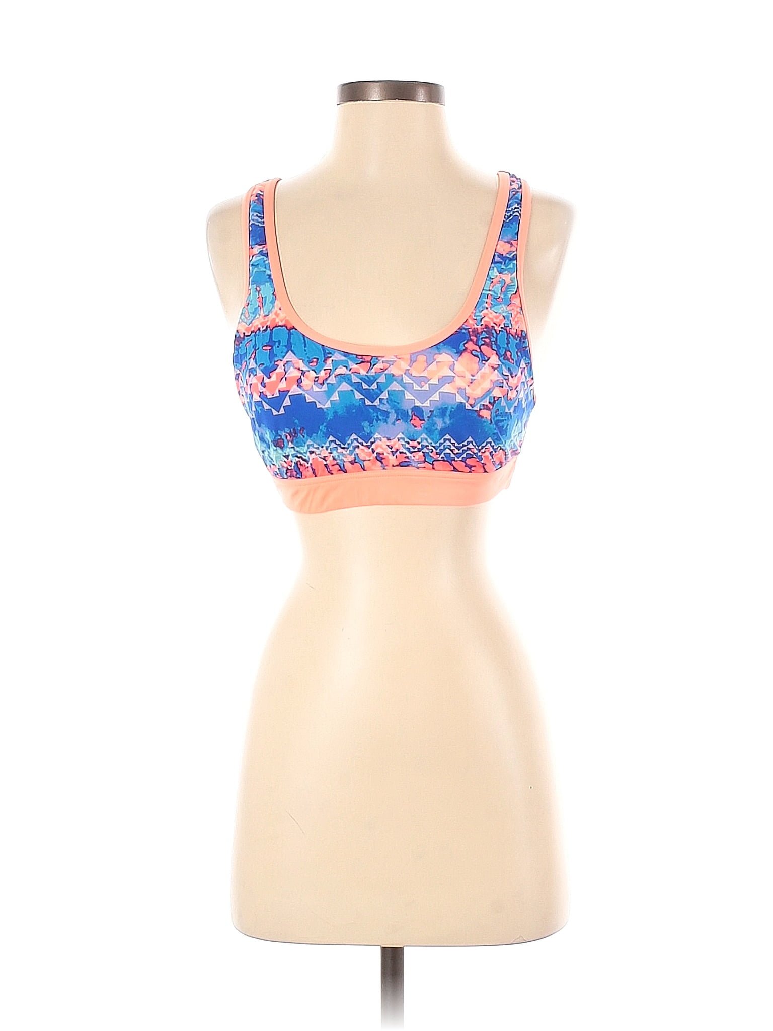 TYR Color Block Blue Sports Bra Size S - 57% off | ThredUp